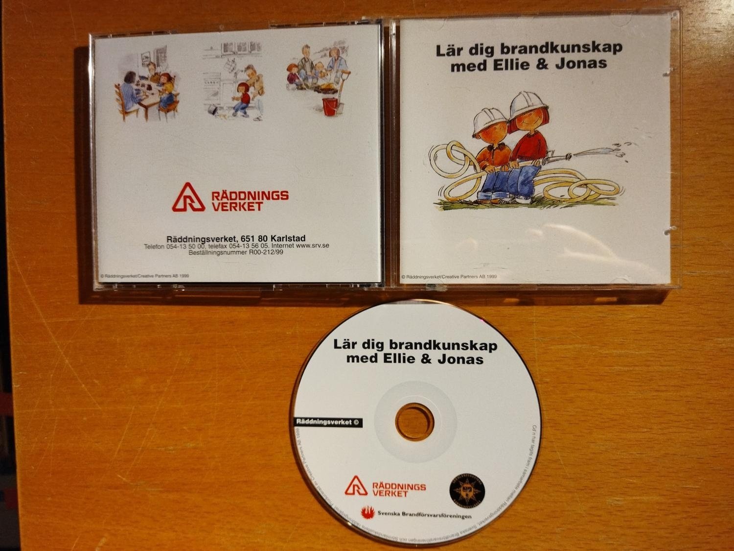 Lär dig brandkunskap med Ellie & Jonas CD-rom | Köp på Tradera (700590971)