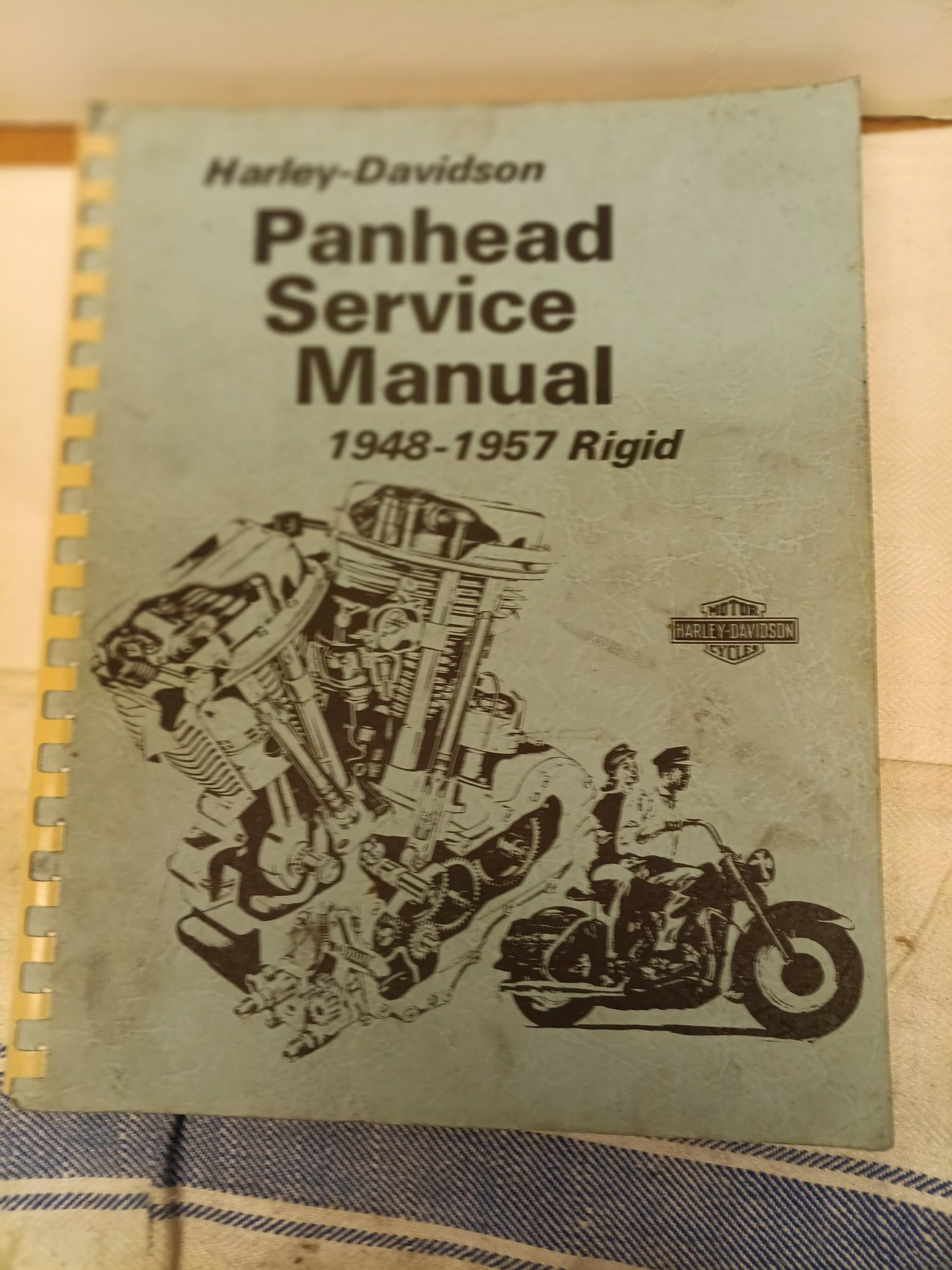 Harley-Davidson Panhead Service Manual 1948-195.. | Köp på Tradera ...