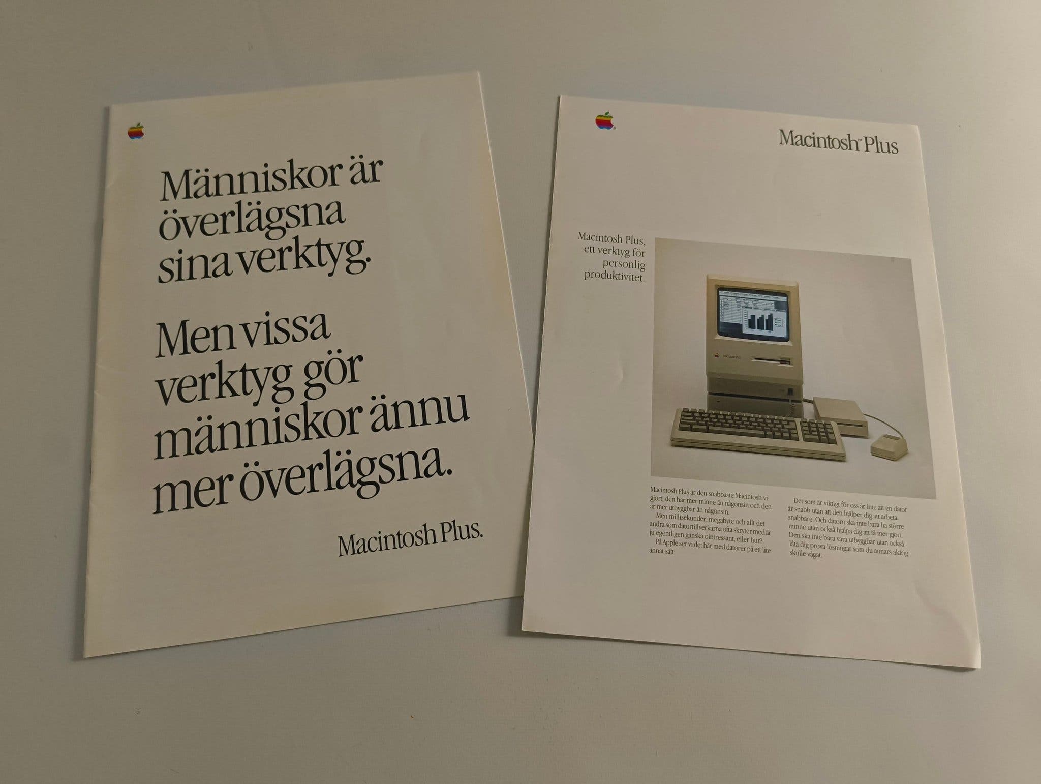 Macintosh Plus Reklamblad | Köp på Tradera (698383267)