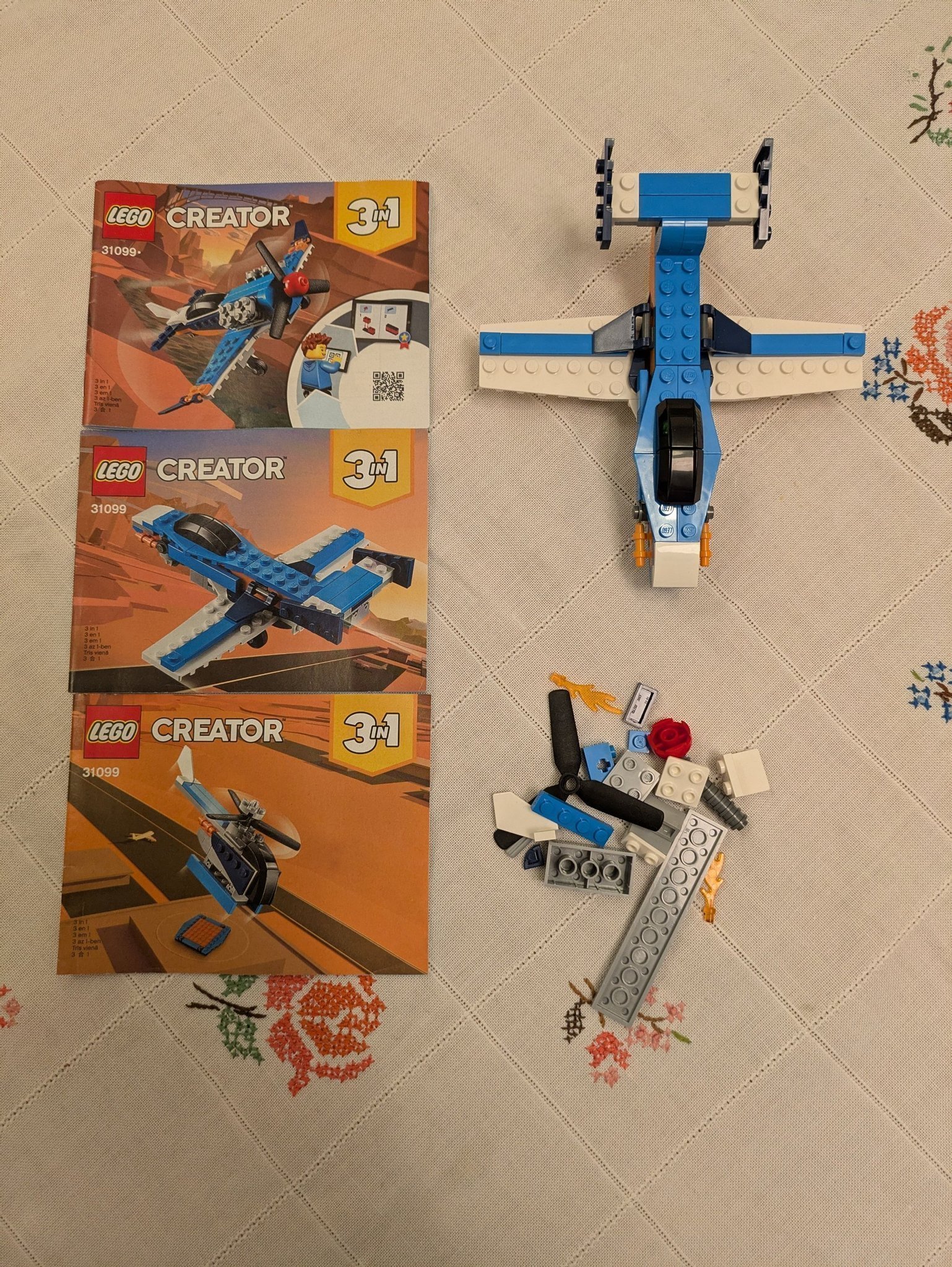 Lego Creator 31099 propellerplan, flygplan, 3 i.. | Köp på Tradera ...