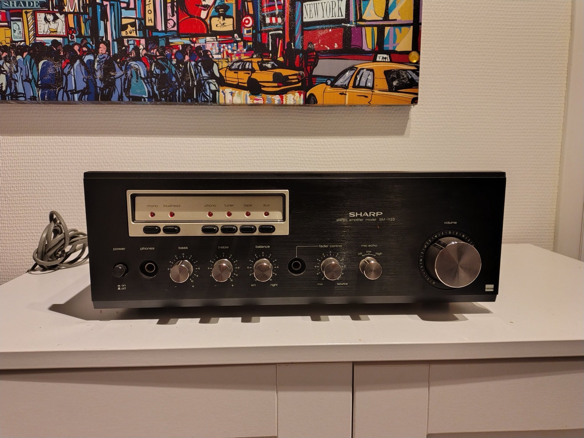 SHARP Stereo Receiver Modell SM 1122 | Köp på Tradera (712428536)
