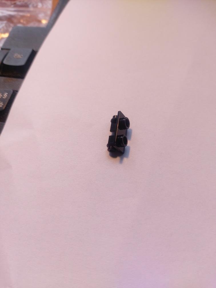 lego ny svart 393826 1x2 hinge brick top plate .. | Köp på Tradera ...
