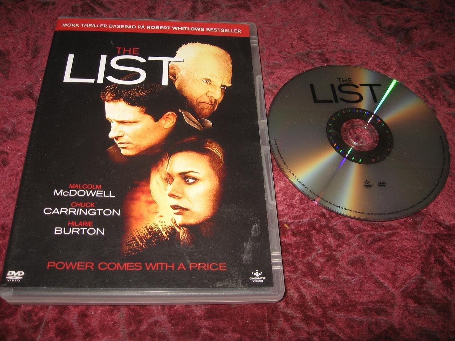 THE LIST (MALCOLM MCDOWELL,CHUCK CARRINGTON,HIL.. | Köp på Tradera ...