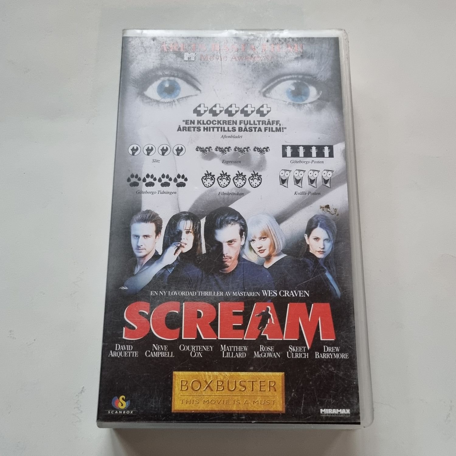 Se produkter som liknar Scream VHS film på Tradera (659051532)