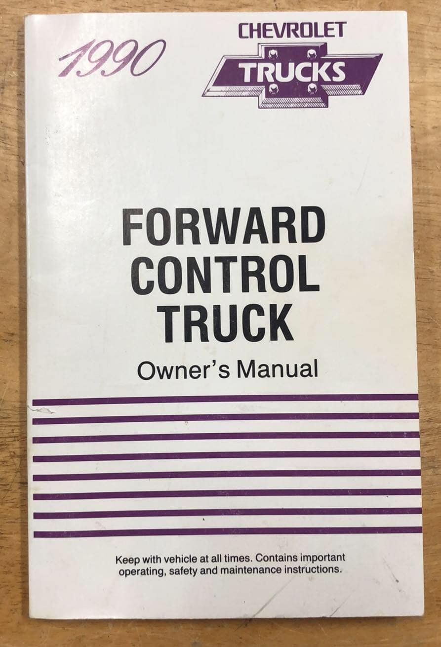 1990 Chevrolet Forward Control Truck Owner´s Ma.. | Köp på Tradera ...