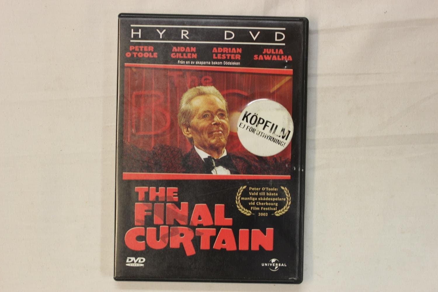 DVD-film: The final curtain | Köp från Blabom på Tradera (404634701)