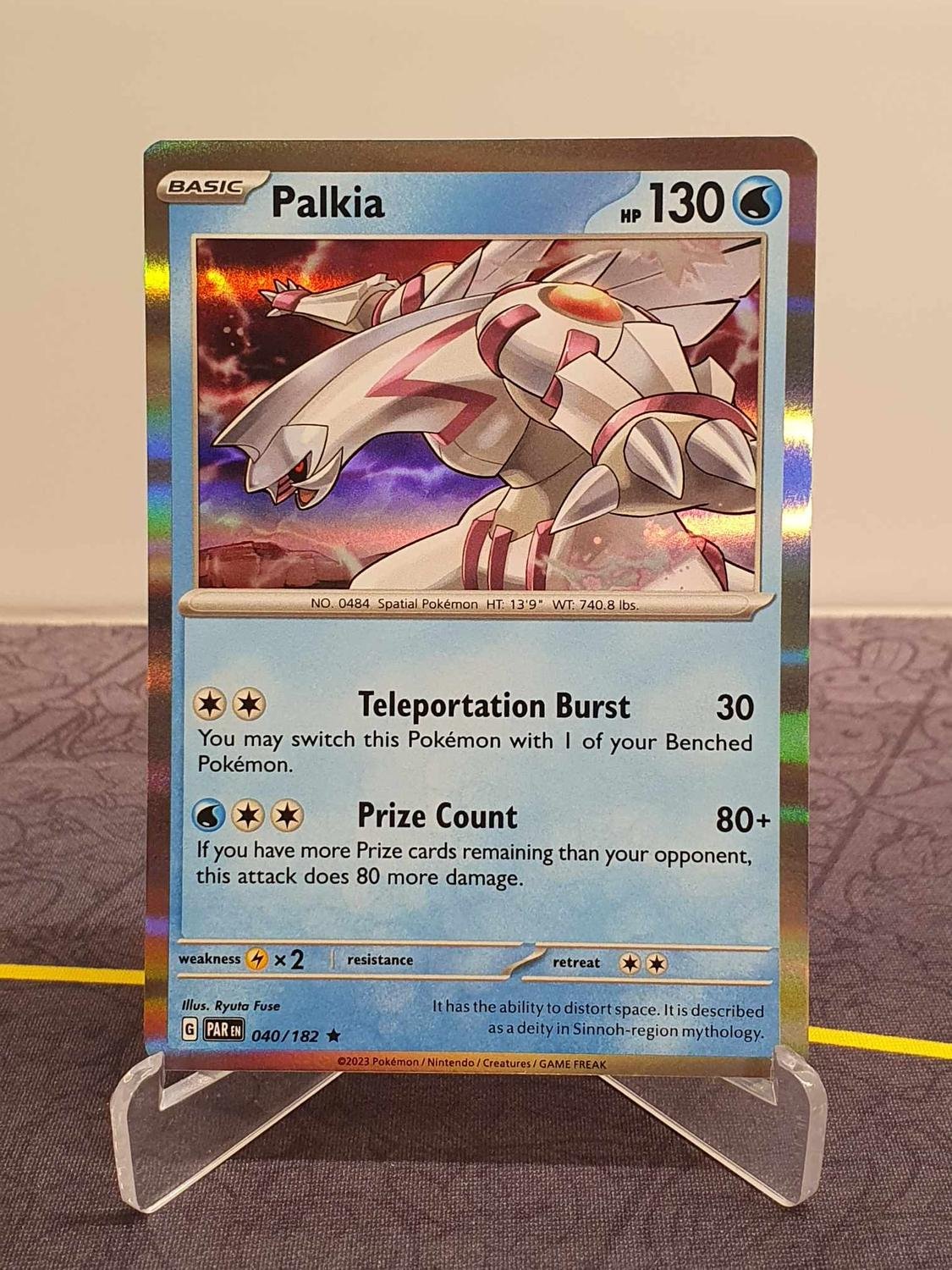 PALKIA 040/182 - Holo Rare - Paradox Rift - Pok.. | Köp på Tradera ...