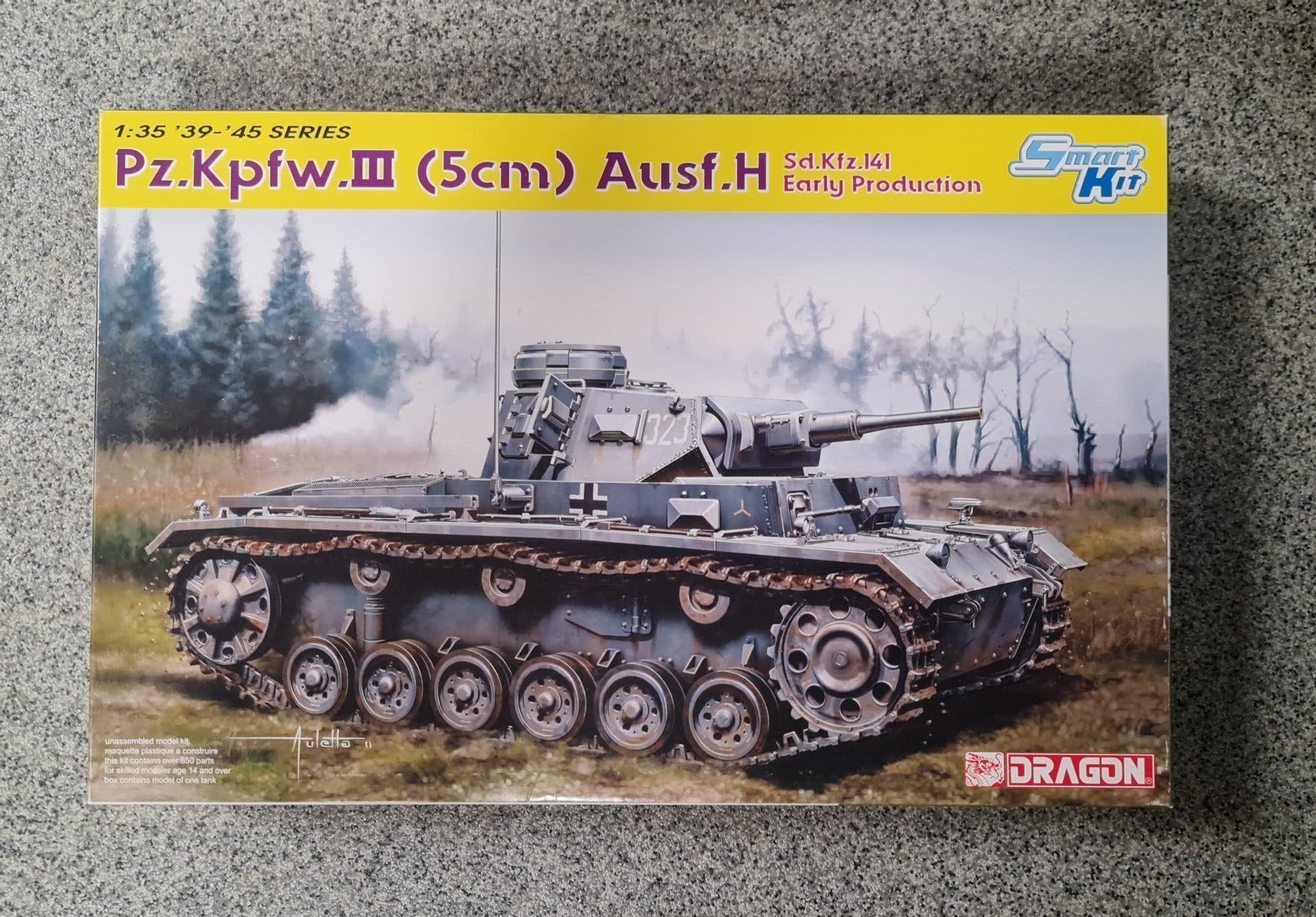 Dragon 1/35 Smart Kit Panzerkampfwagen III Ausf.. | Köp på Tradera ...