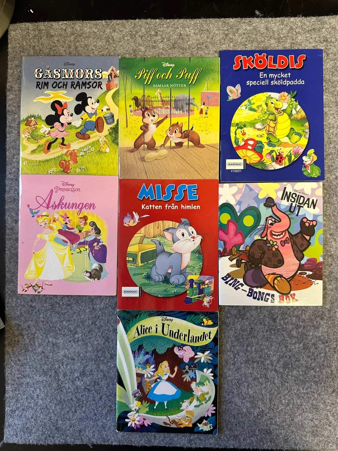 6 st små Disney - Böcker + en b.. | Köp från LindesFynd på Tradera ...