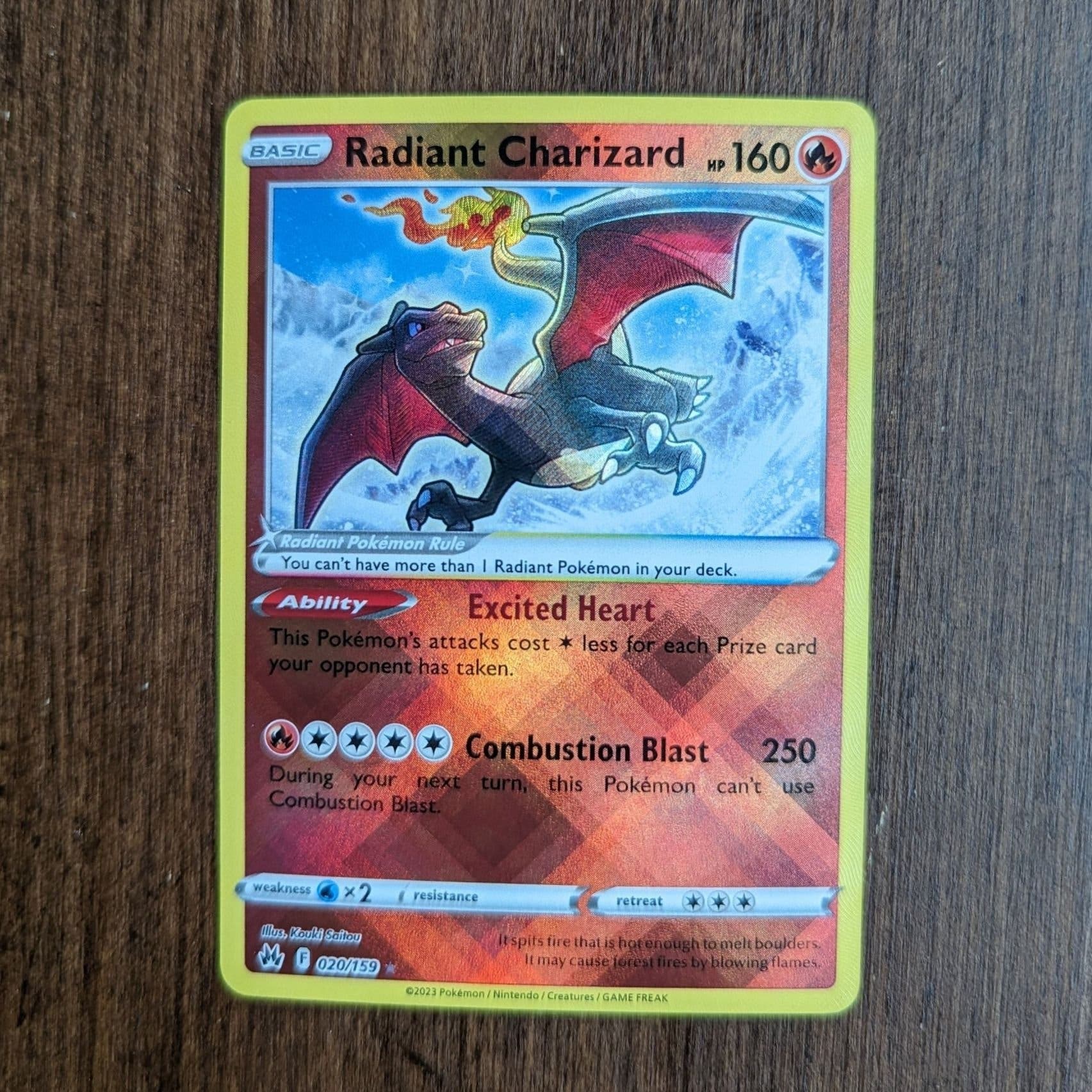 Radiant Charizard (Crown Zenith #20) - Pokémonk.. | Köp på Tradera ...