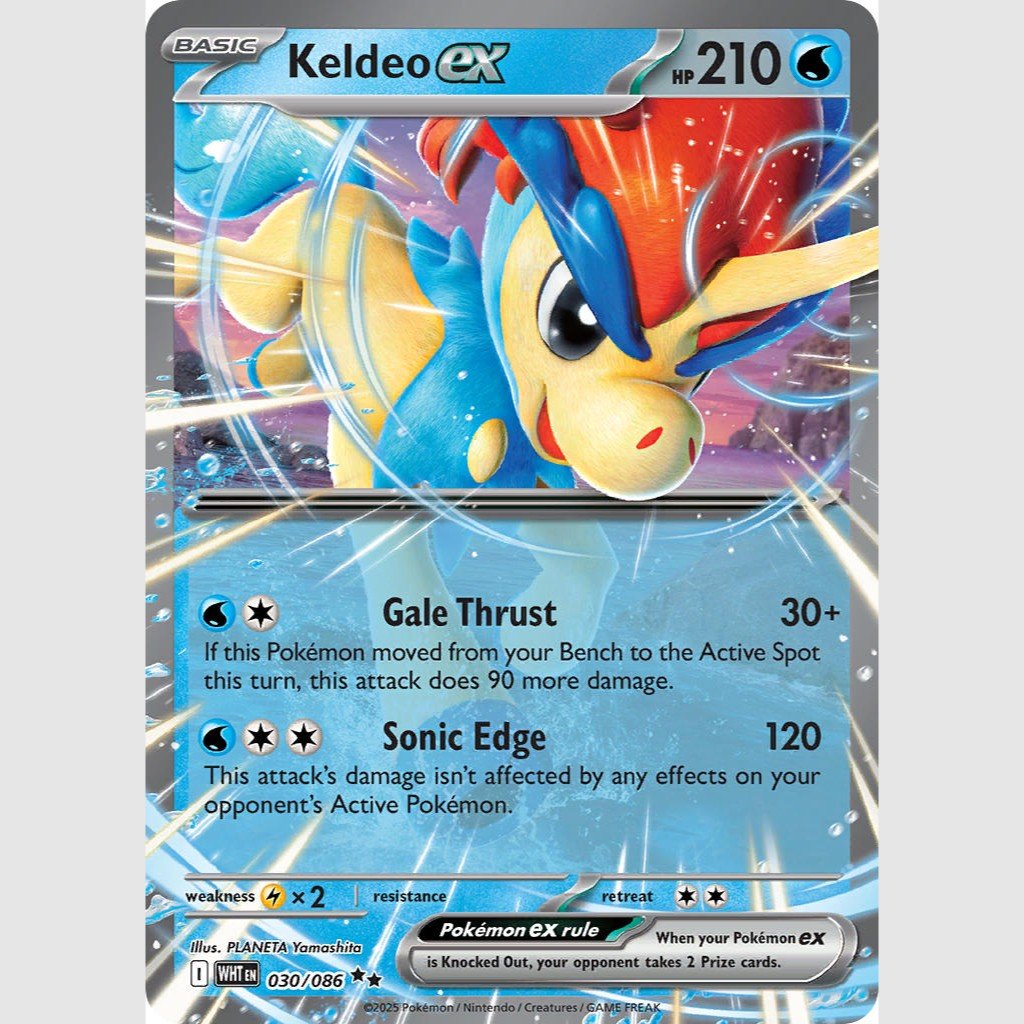 Keldeo ex 030/086 Pokemon White Flare | Köp från Dealio på Tradera (699662555)