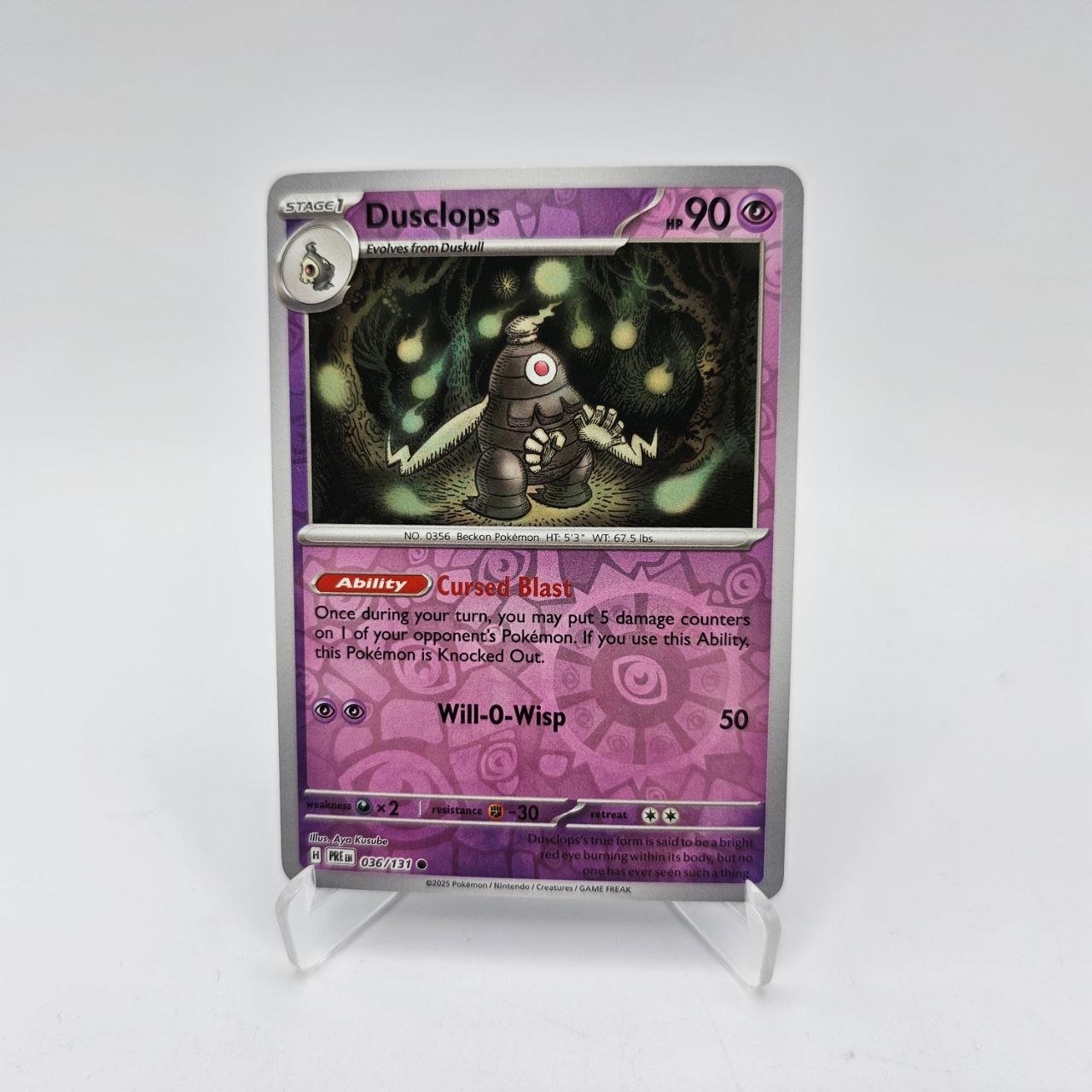 Dusclops Reverse Holo 036/131 Prismatic Evoluti.. | Köp på Tradera ...