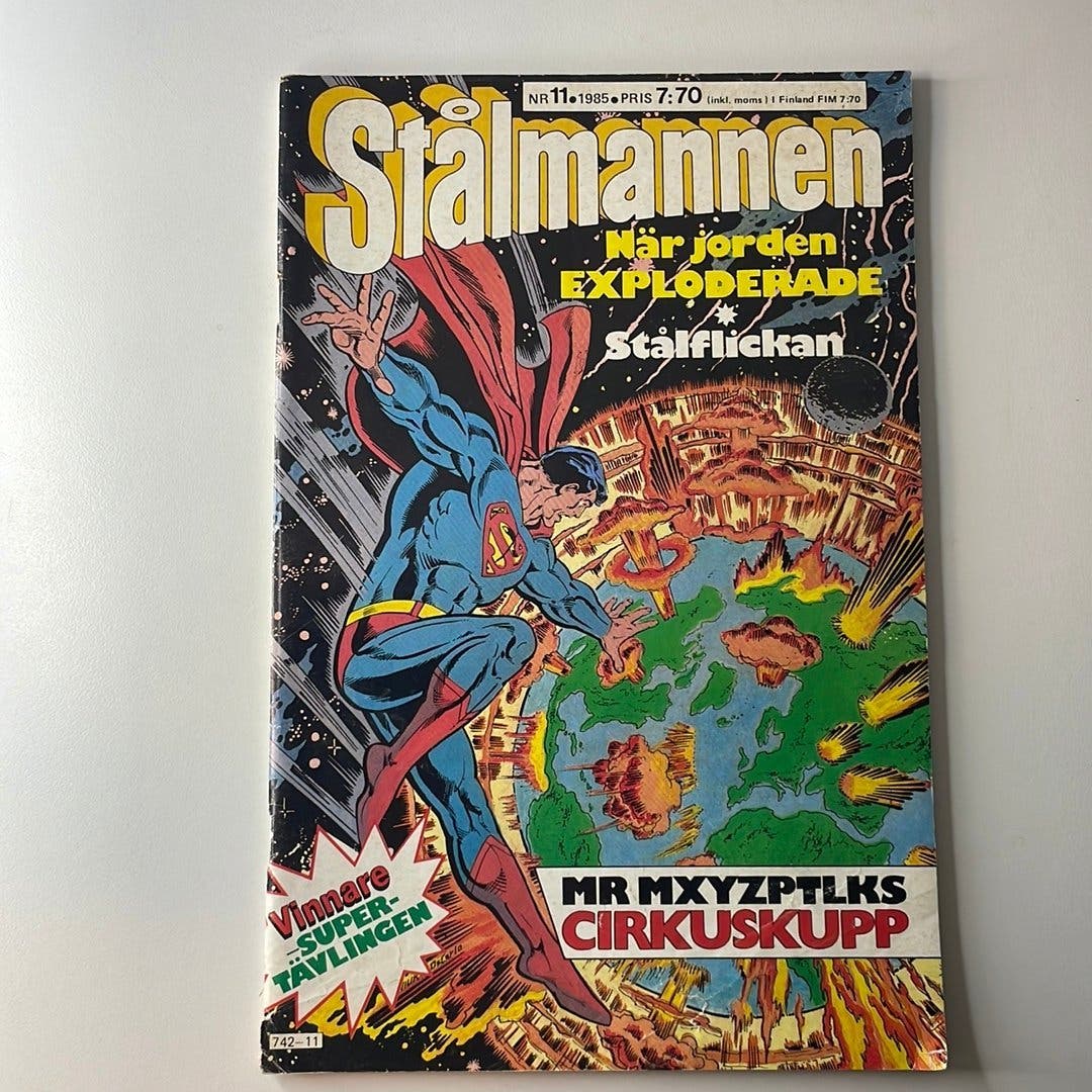 Se produkter som liknar Serietidning Stålmannen Nr 11.. på Tradera ...