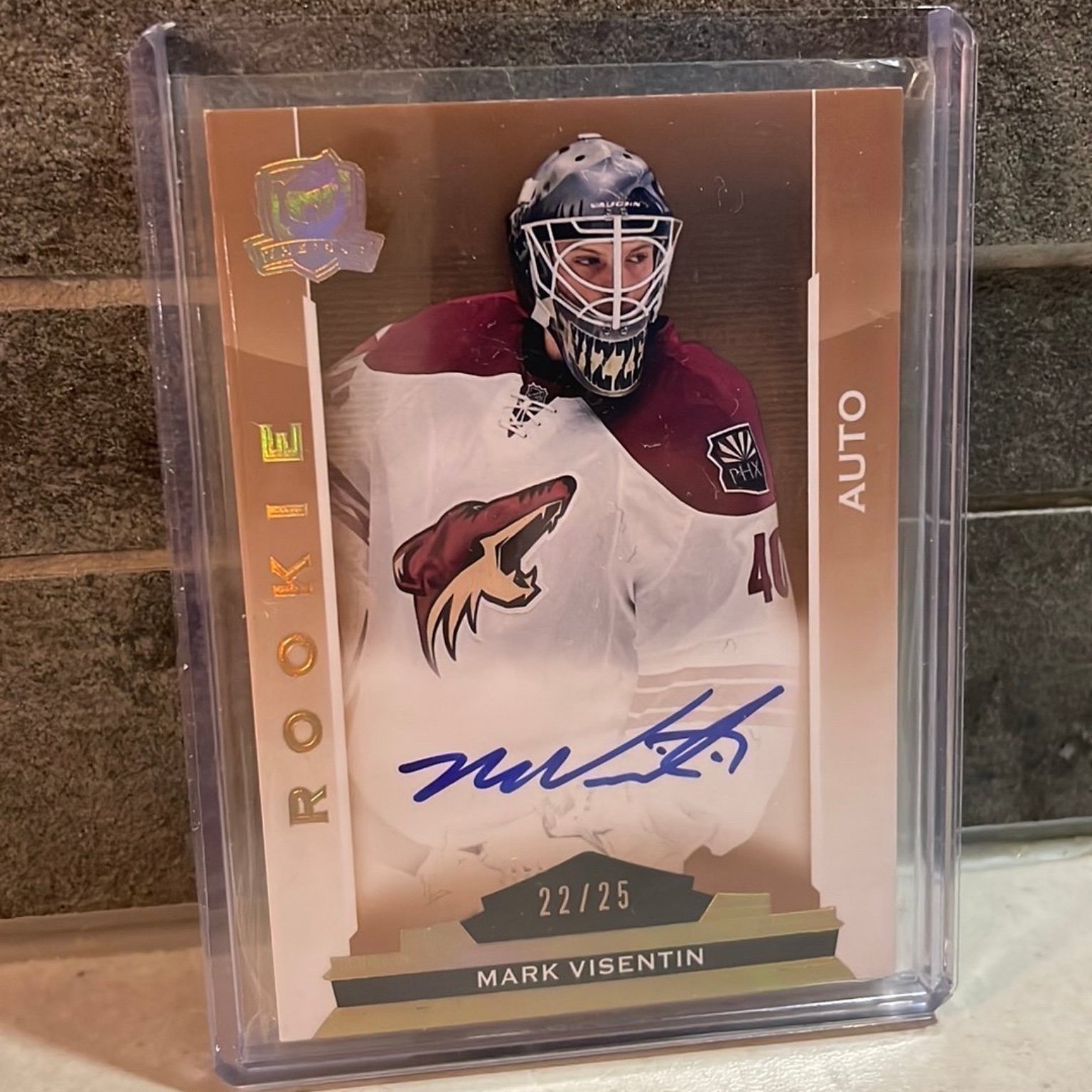 RARE! MARK VISENTIN, ROOKIE GOLD /25 EX, HARDSI.. | Köp på Tradera ...