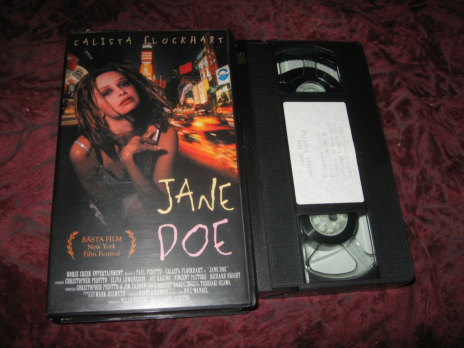 JANE DOE (CALISTA FLOCKHART,CHRISTOPHER PEDITTO.. | Köp på Tradera ...