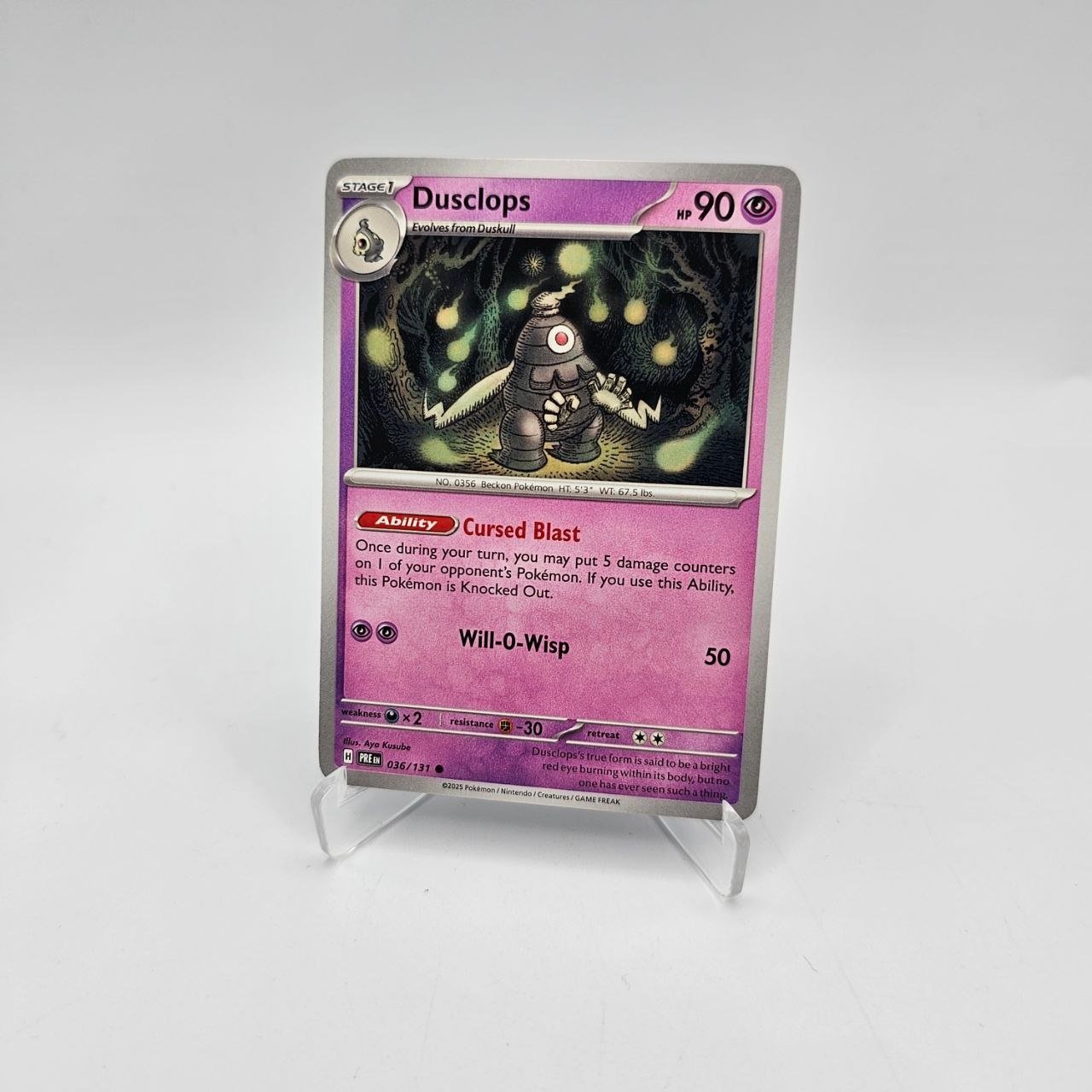 Dusclops 36/131 Prismatic Evolutions, Pokémon T.. | Köp på Tradera ...