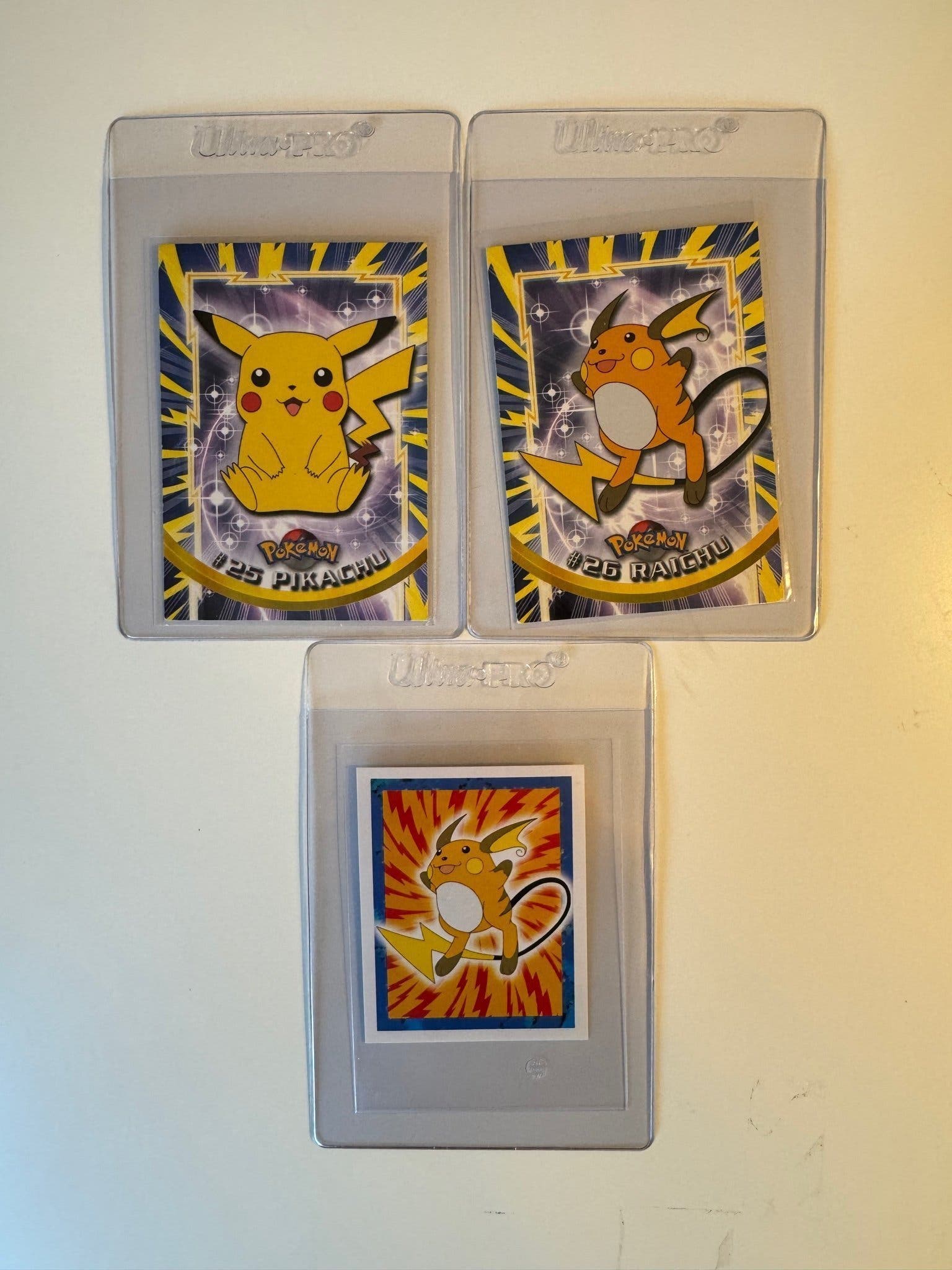 Pokémonkort - Pikachu & Raichu topps 1999 | Köp på Tradera (683260049)