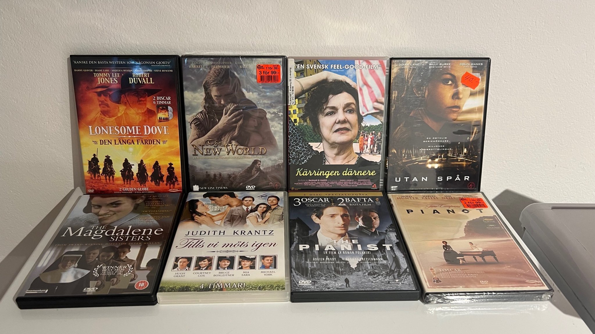 DVD-filmer: Lonesome Dove, The New World, Kärri.. | Köp på Tradera ...