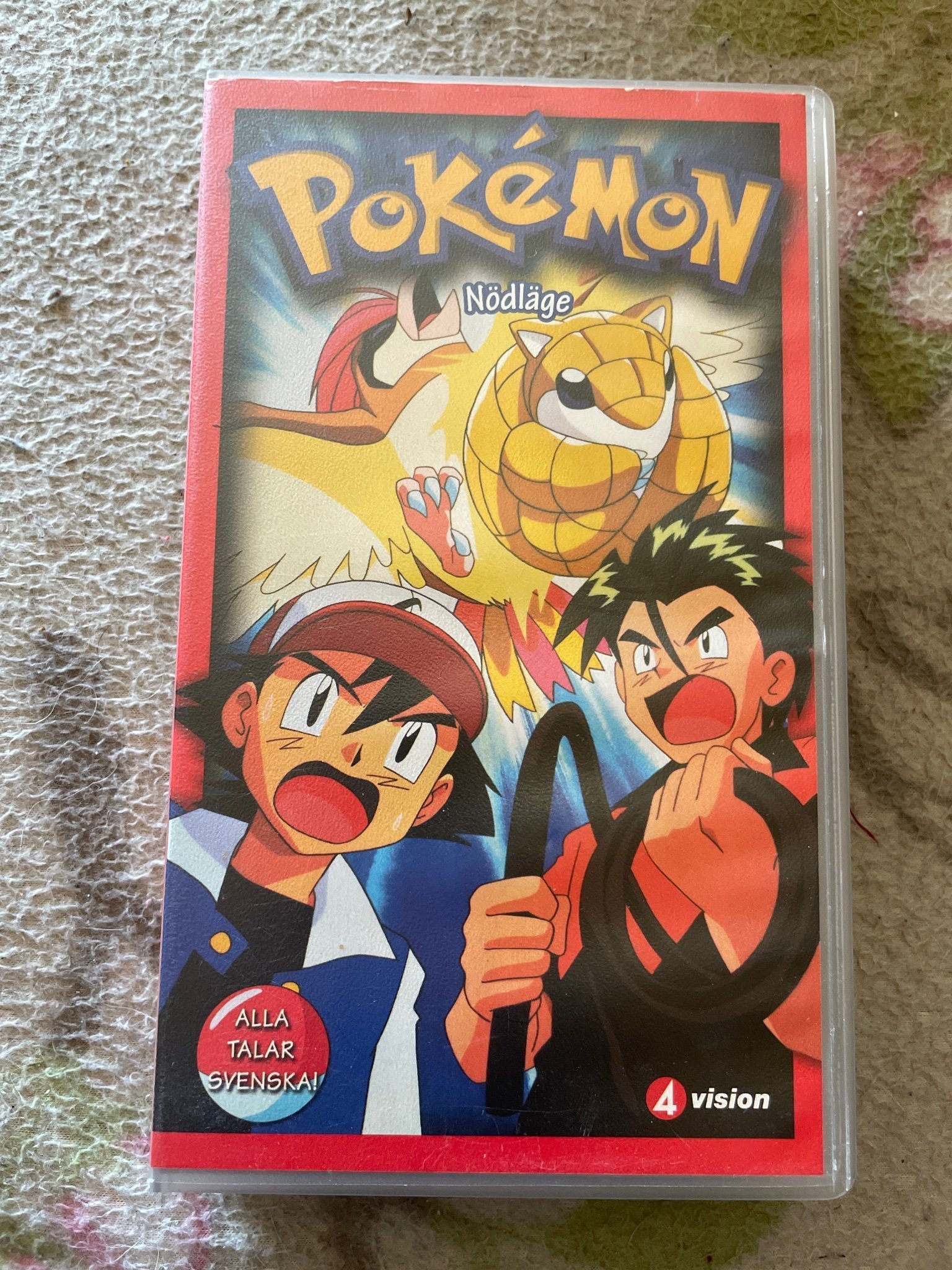 Pokemon ~ Nödläge - svenska vhs manga anime äventyr tvserie