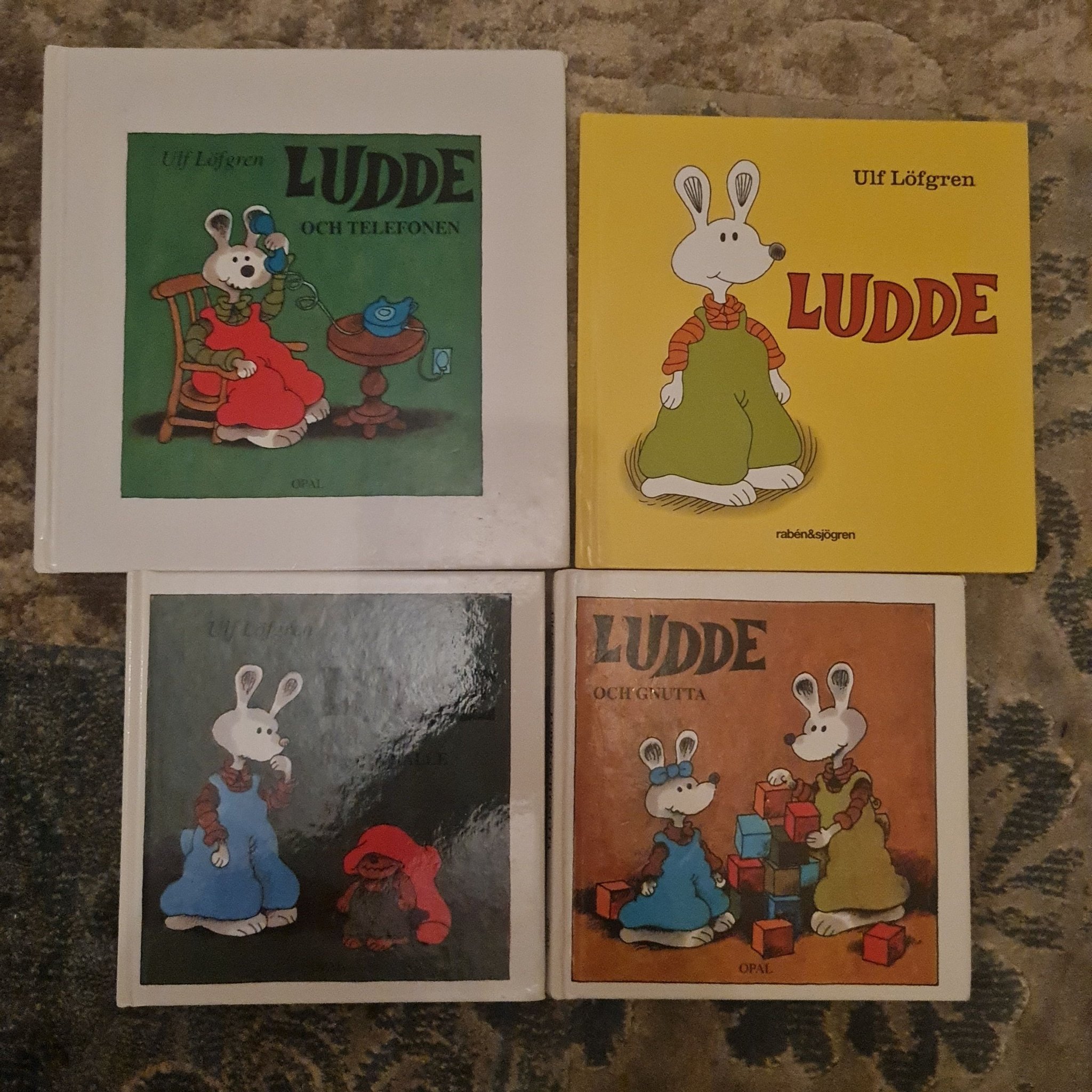 4 barnböcker av Ulf Löfgren LUDDE, Ludde och bu.. | Köp på Tradera ...