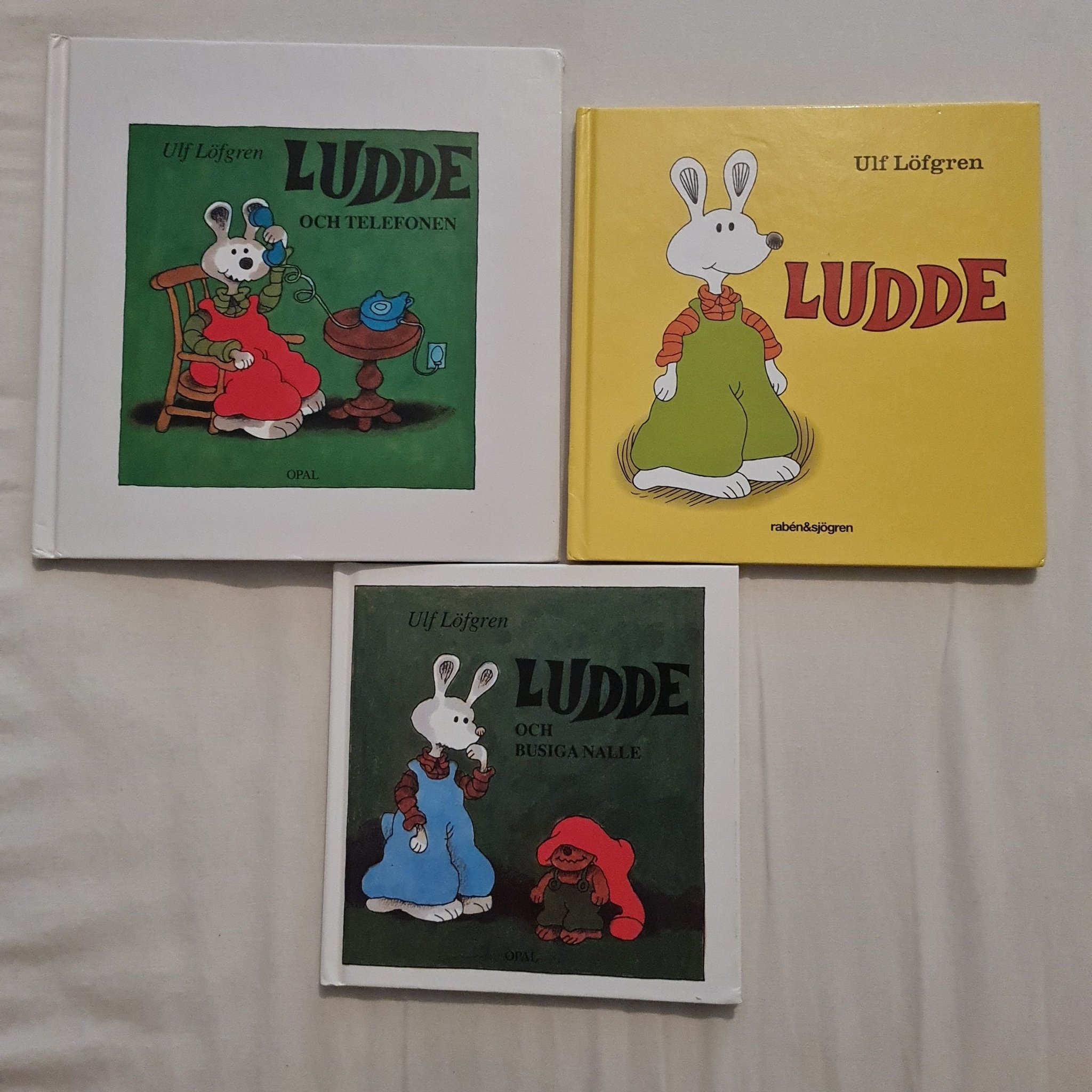 3 barnböcker av Ulf Löfgren LUDDE, Ludde och bu.. | Köp på Tradera ...