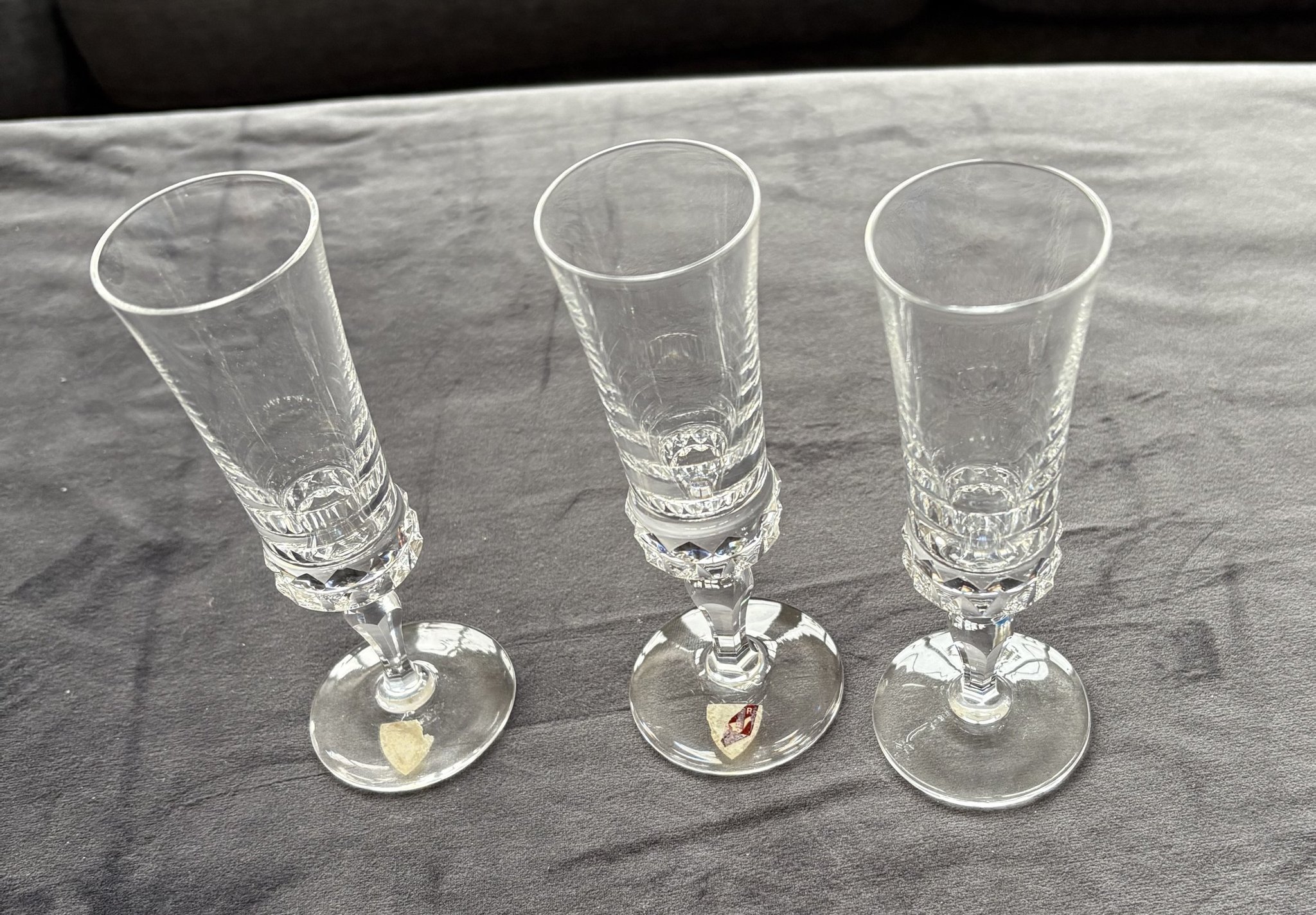 Orrefors Silvia 3 snapsglas i hel kristall | Köp på Tradera (733045063)