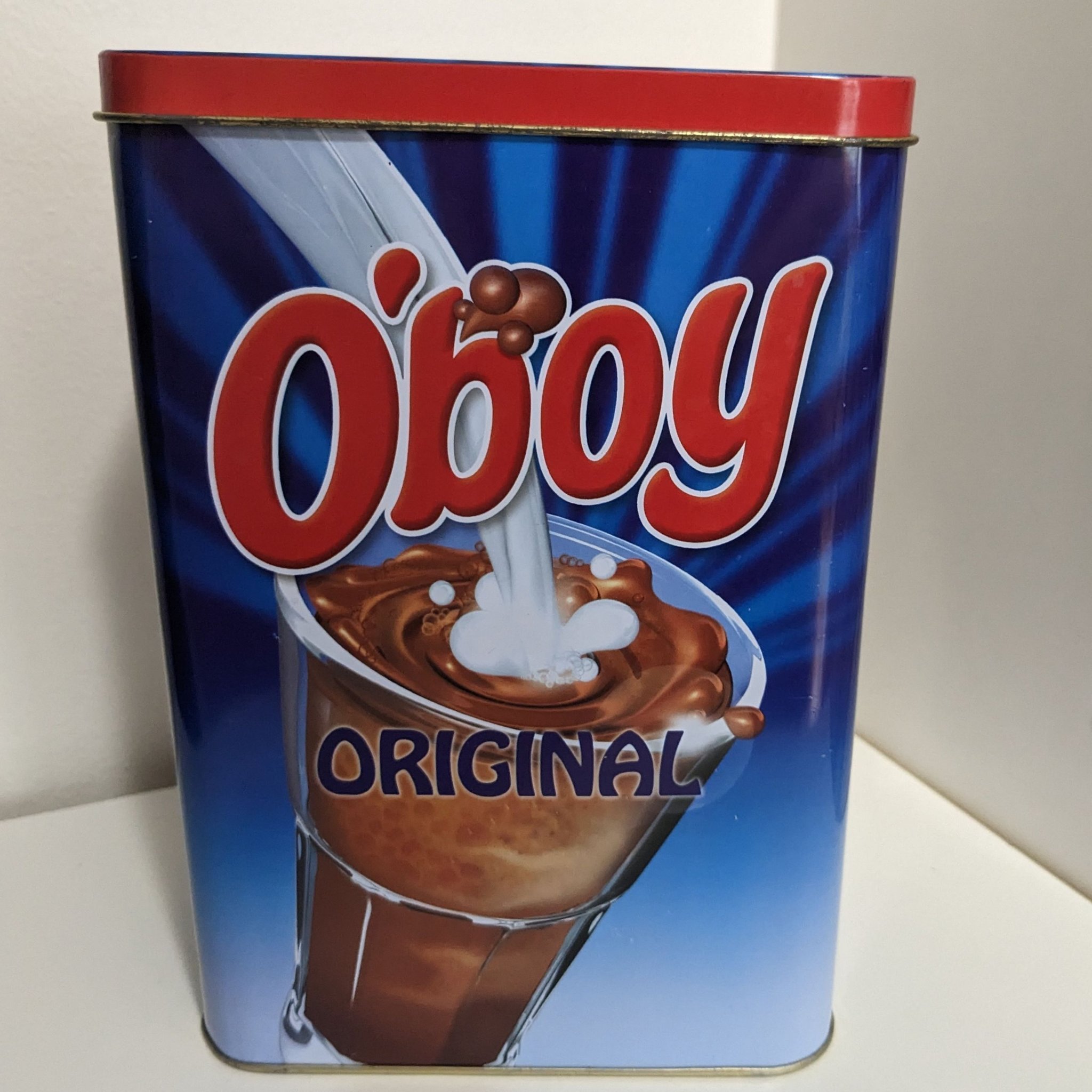 Oboy burk i plåt - Original - Jalla Java | Köp på Tradera (587336590)