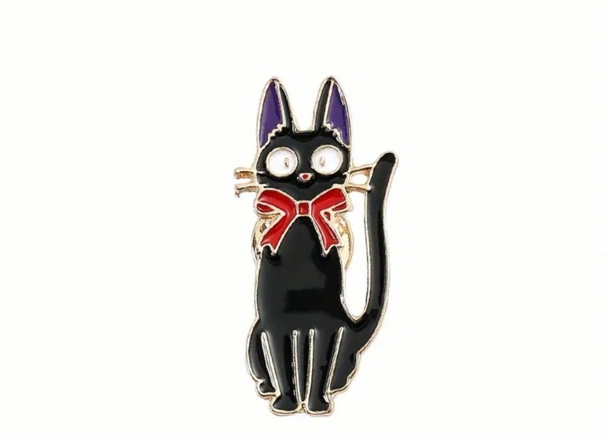 Se produkter som liknar KIKIS CAT JIJI Enamel Pin | K.. på Tradera ...