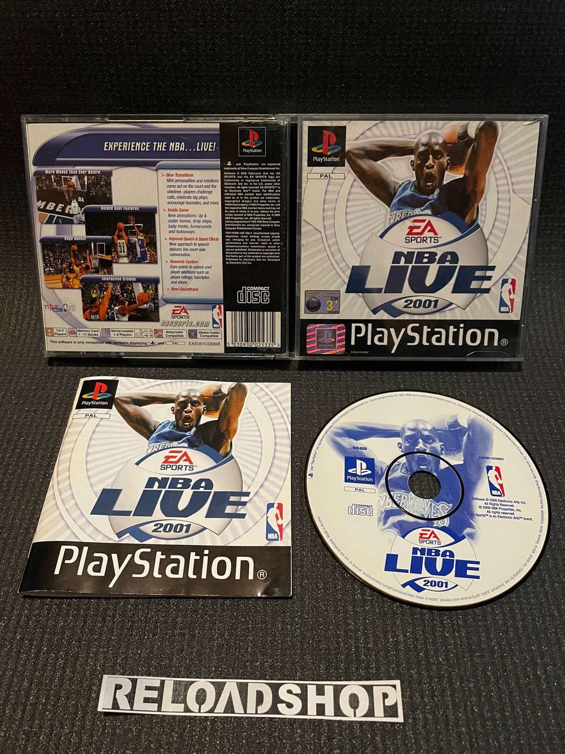 NBA Live 2001 PS1 PSOne - CiB | Köp från RELOAD_SHOP på Tradera (659969841)
