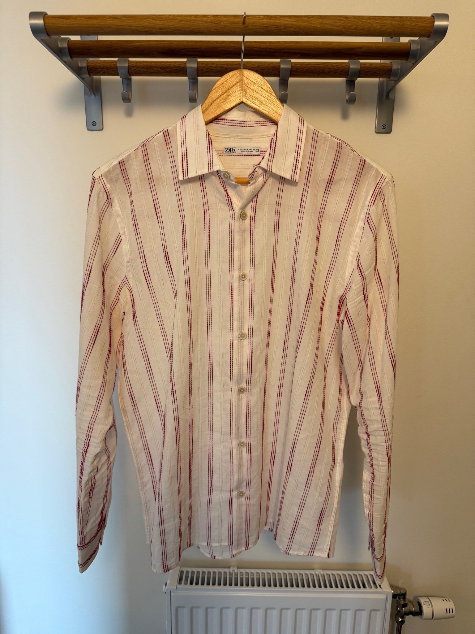 Zara vit skjorta, storlek S | Köp på Tradera (708899398)
