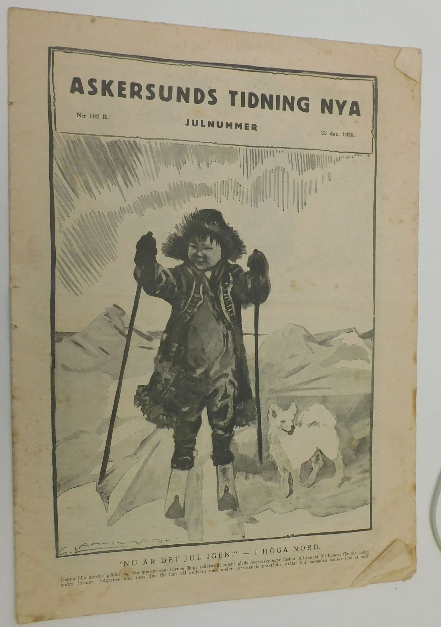 ASKERSUNDS TIDNING NYA 1925/hembygd/NÄRKE/kurio.. | Köp på Tradera ...