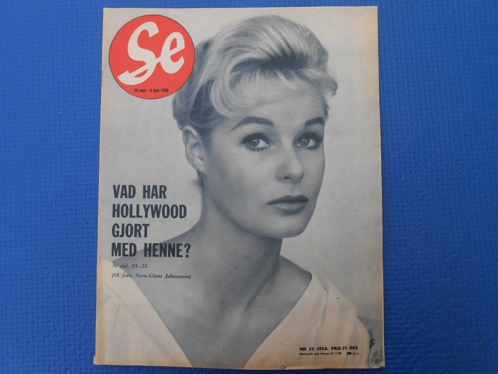 SE nr 22 1958 Ingrid Goude Sundsvall De Gaulle .. | Köp på Tradera ...