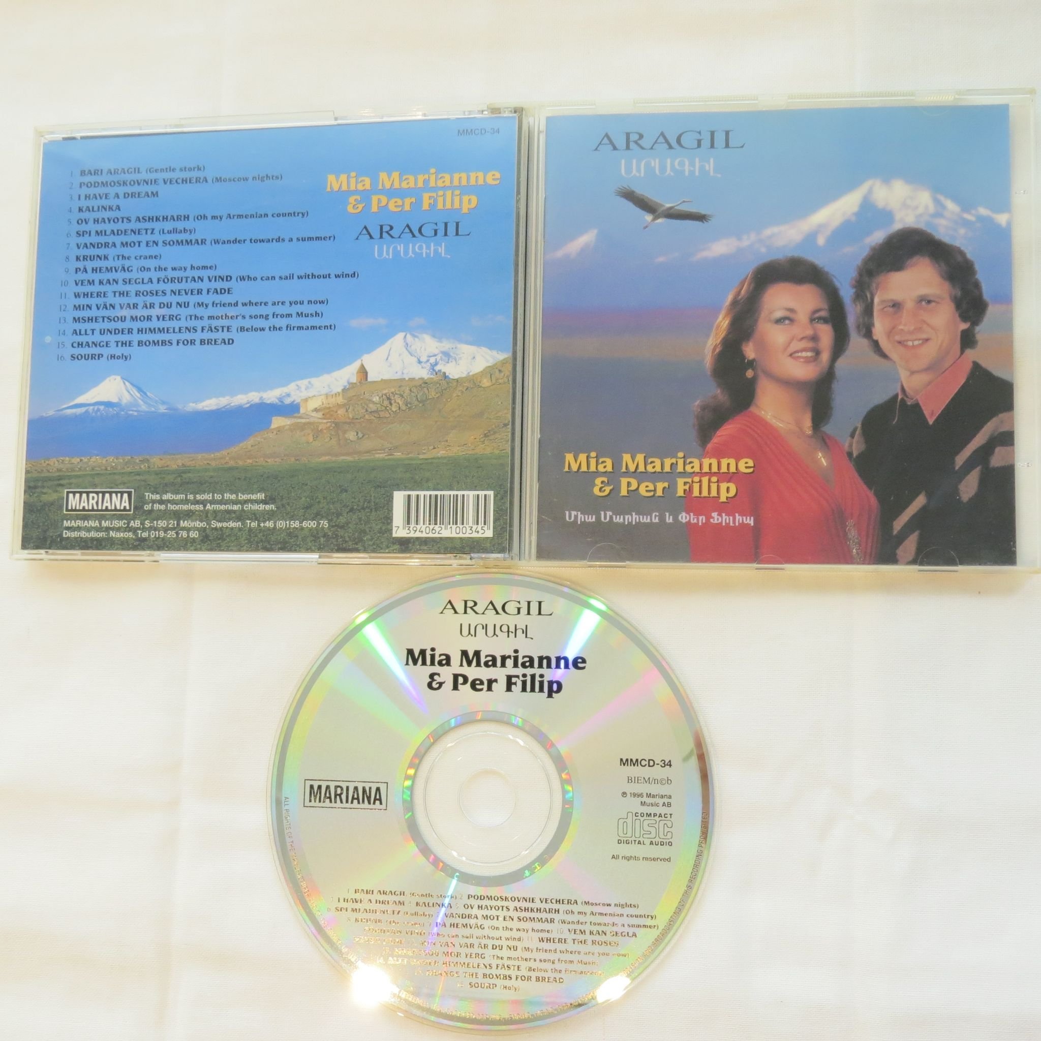 Mia Marianne & Per Filip - Aragil -- CD | Köp på Tradera (684156891)