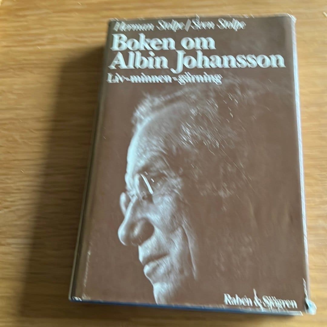 Se produkter som liknar Boken om Albin Johansson: Liv.. på Tradera ...