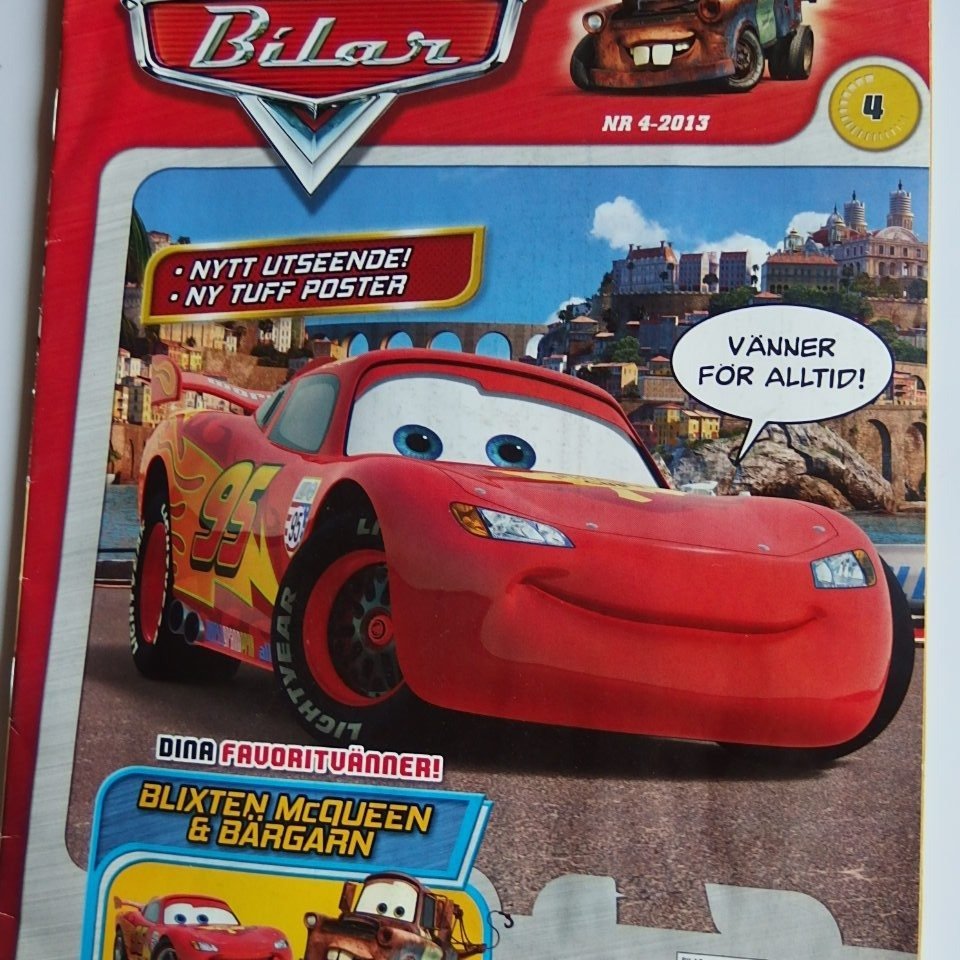 nr 4-2013 Disney Pixar Bilar Blixten McQuenn &B.. | Köp på Tradera ...