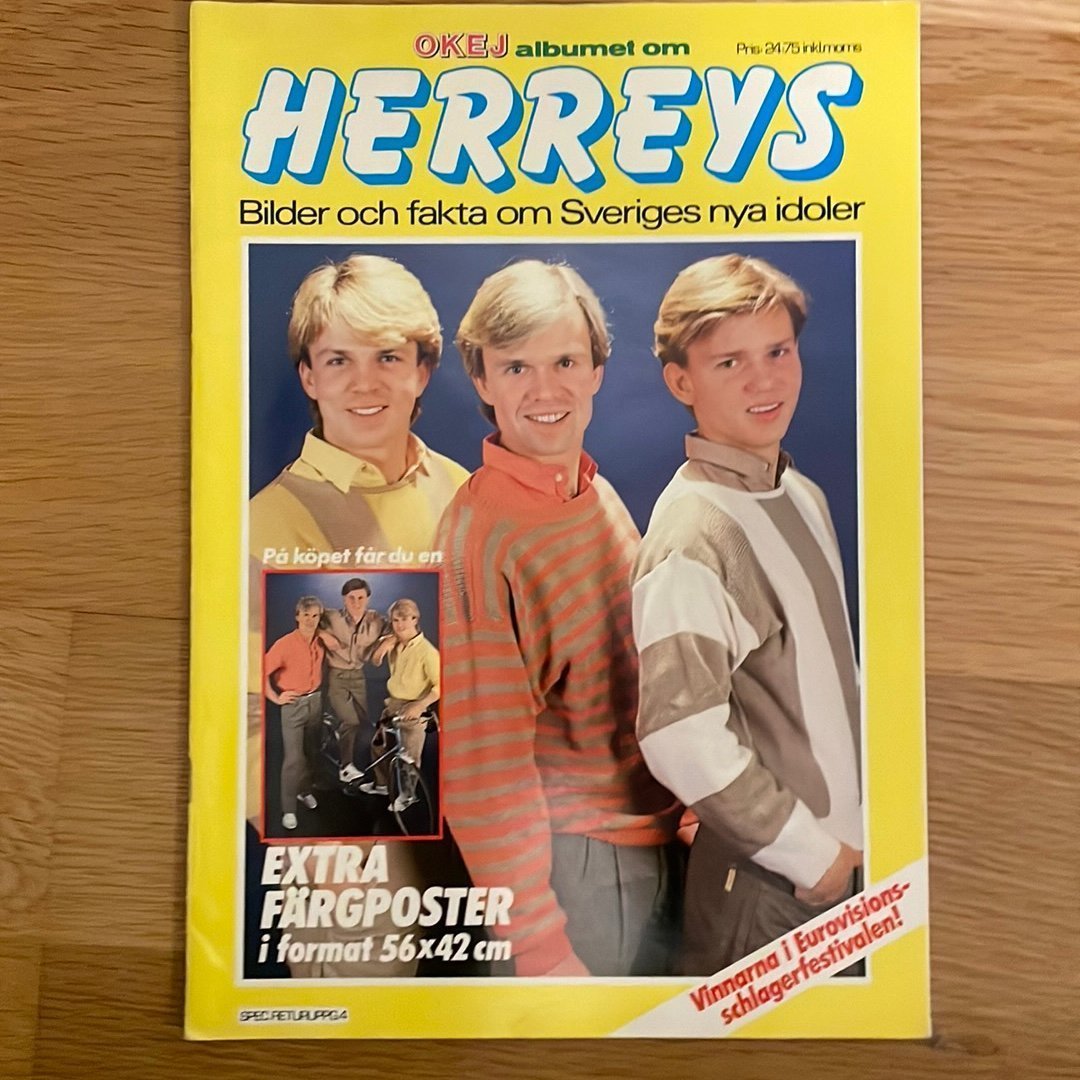 Herreys - Bilder och fakta om Sveriges nya idol.. | Köp på Tradera ...
