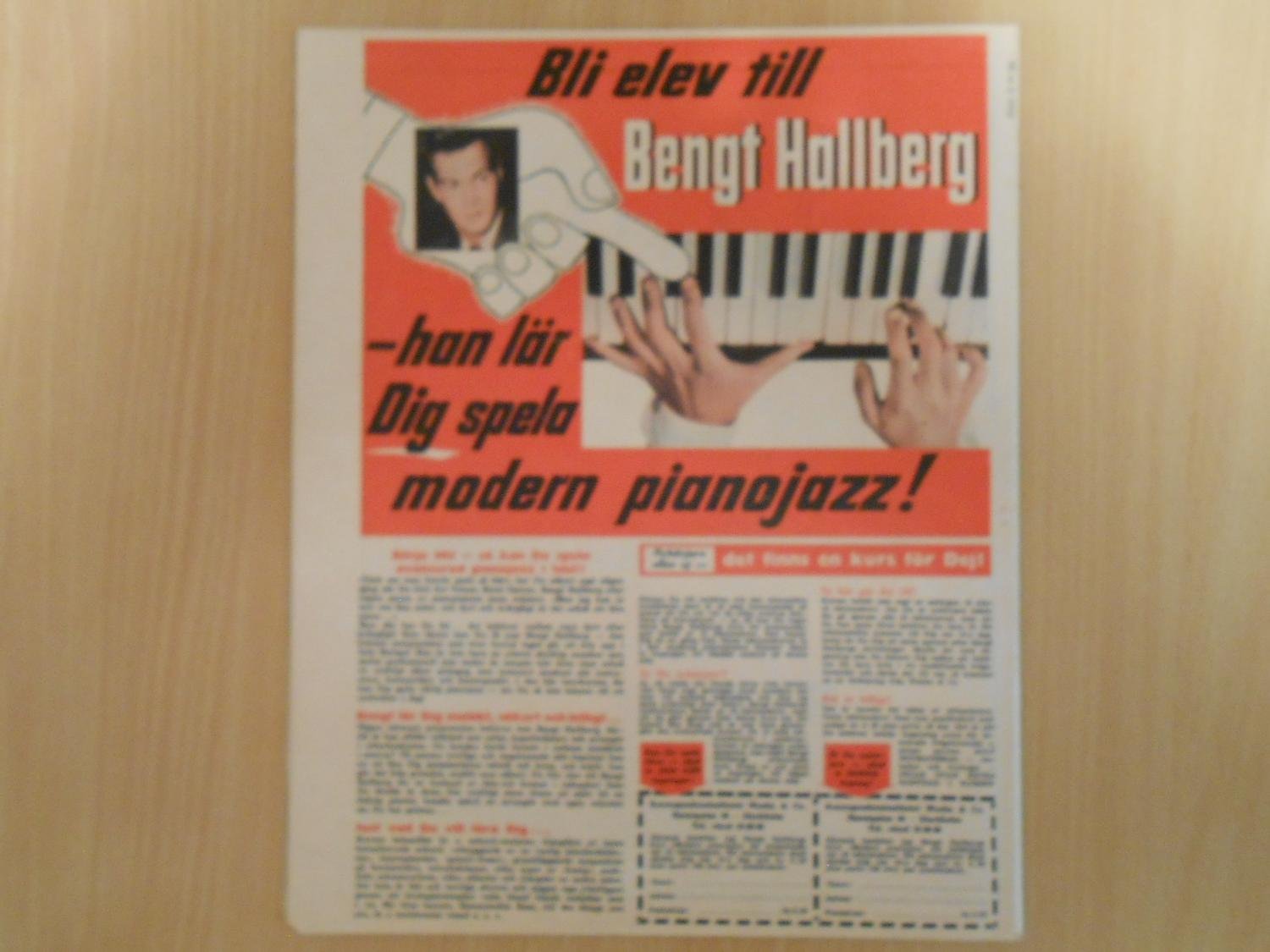 SE 2 1959 Gävle Jazz Bengt Hallberg Grace Kelly.. | Köp på Tradera ...