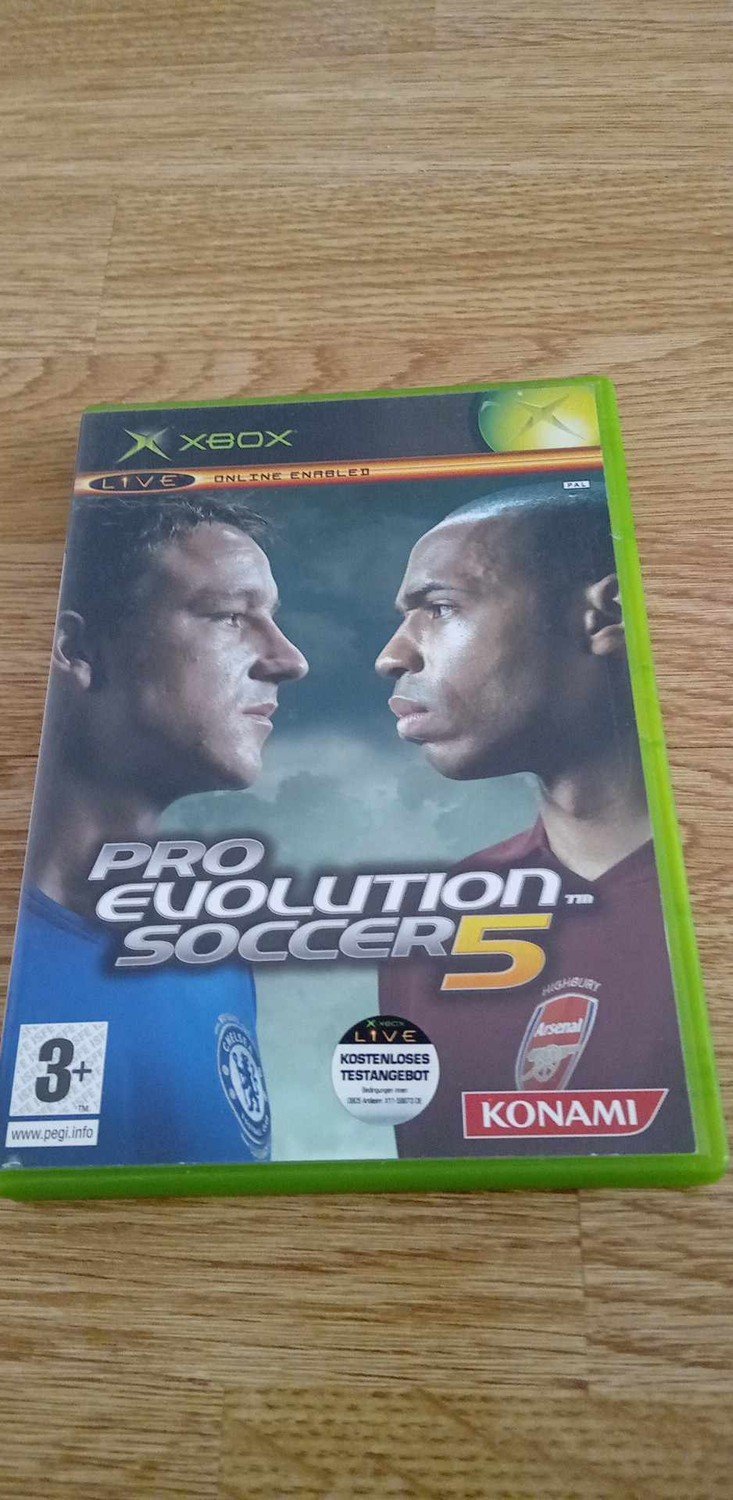 XBOX FÖRSTA GENERATIONEN - PRO EVOLUTION SOCCER 5 | Köp på Tradera ...