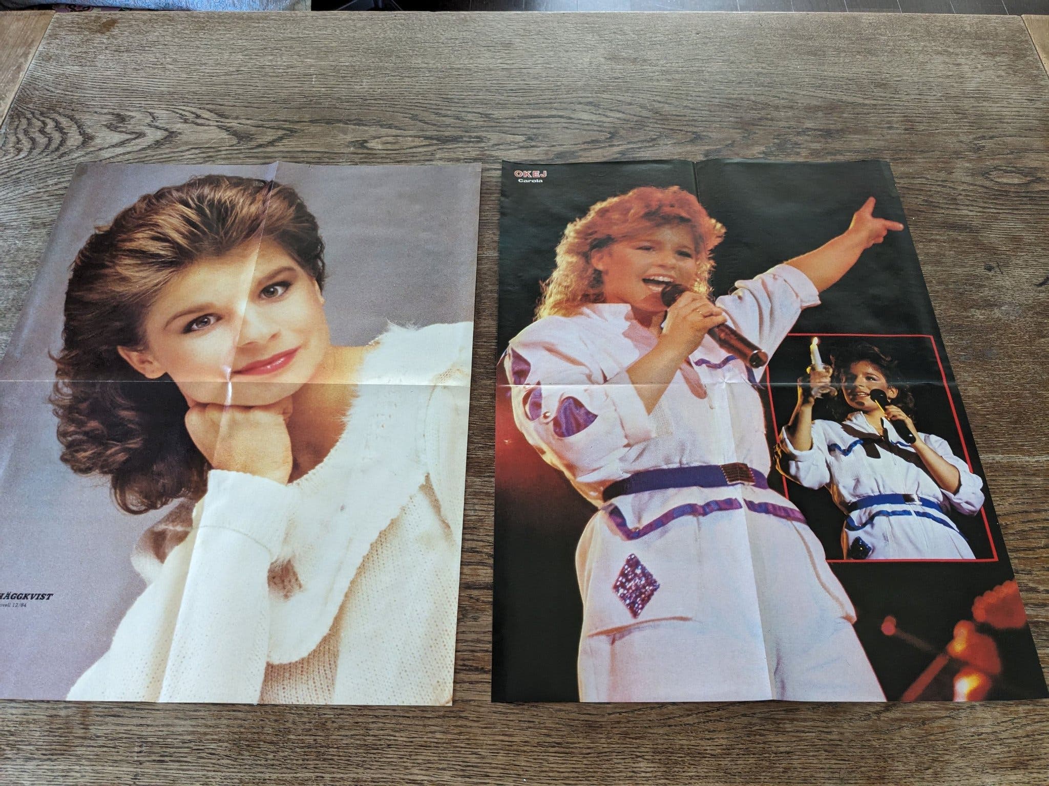 Se produkter som liknar Carola posters från 80-talet .. på Tradera ...