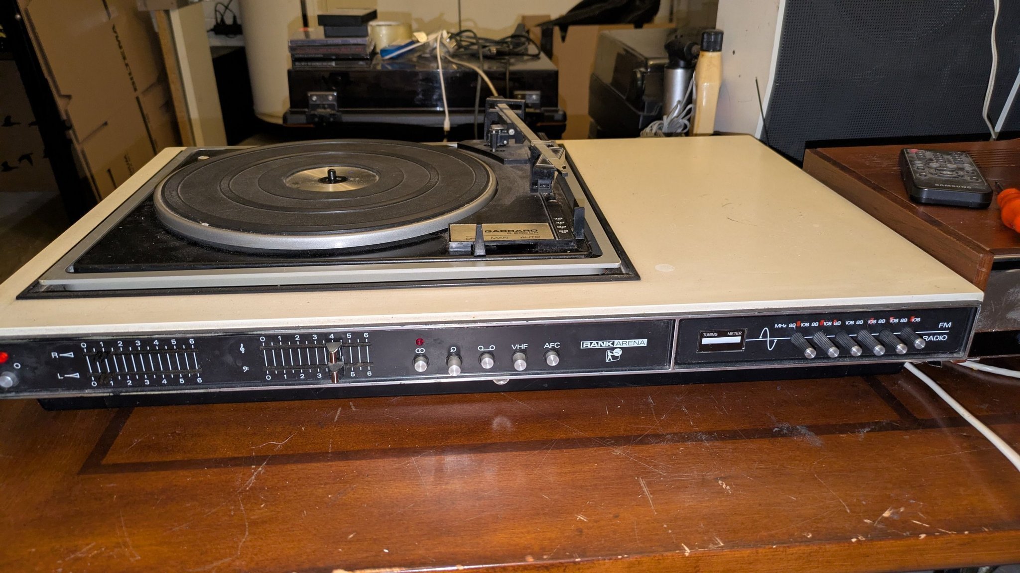 Rank Arena A950E med Garrard Skivspelare med Ra.. | Köp på Tradera ...