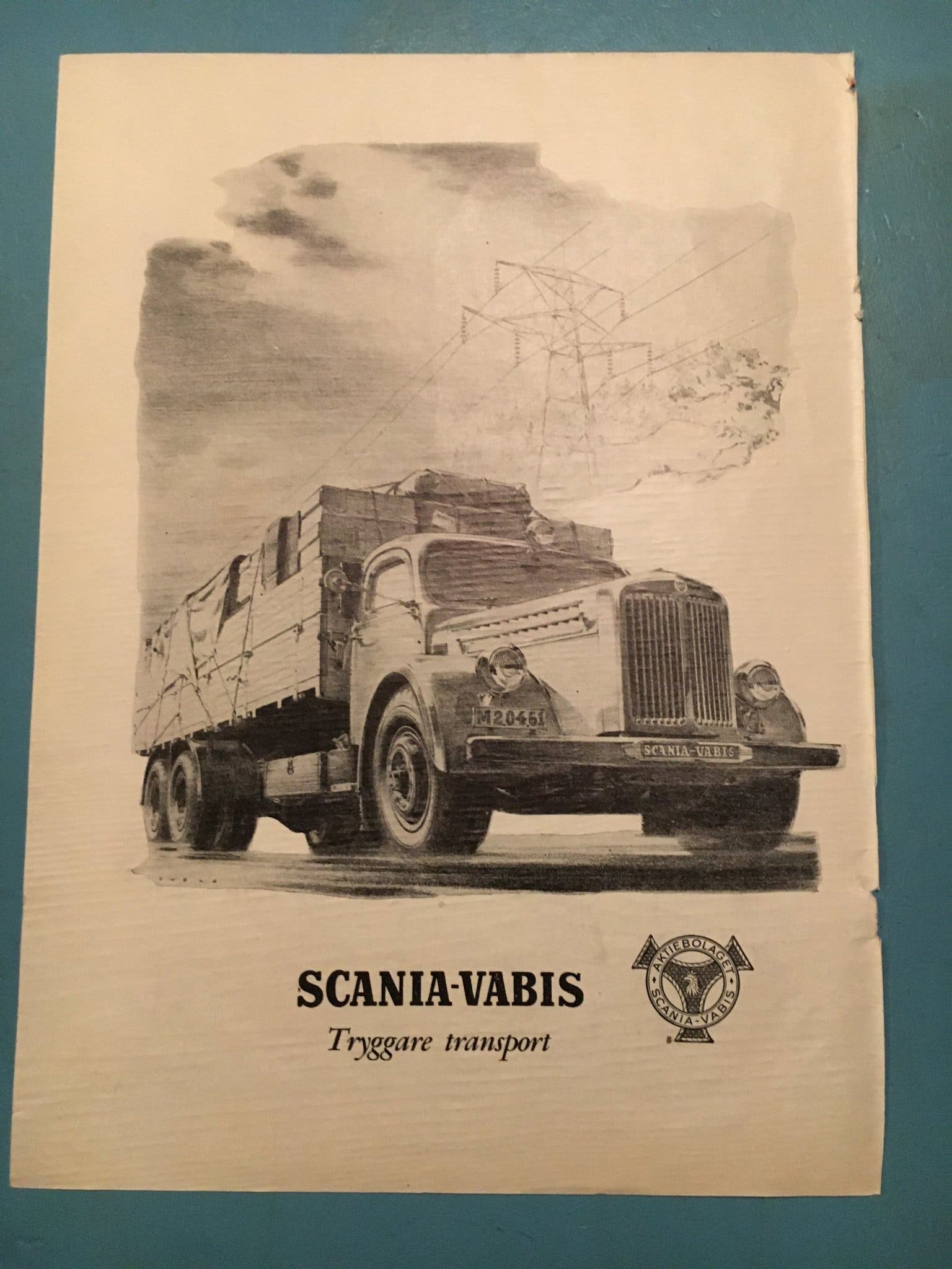Se produkter som liknar Scania-Vabis annons 1949 på Tradera (705613523)