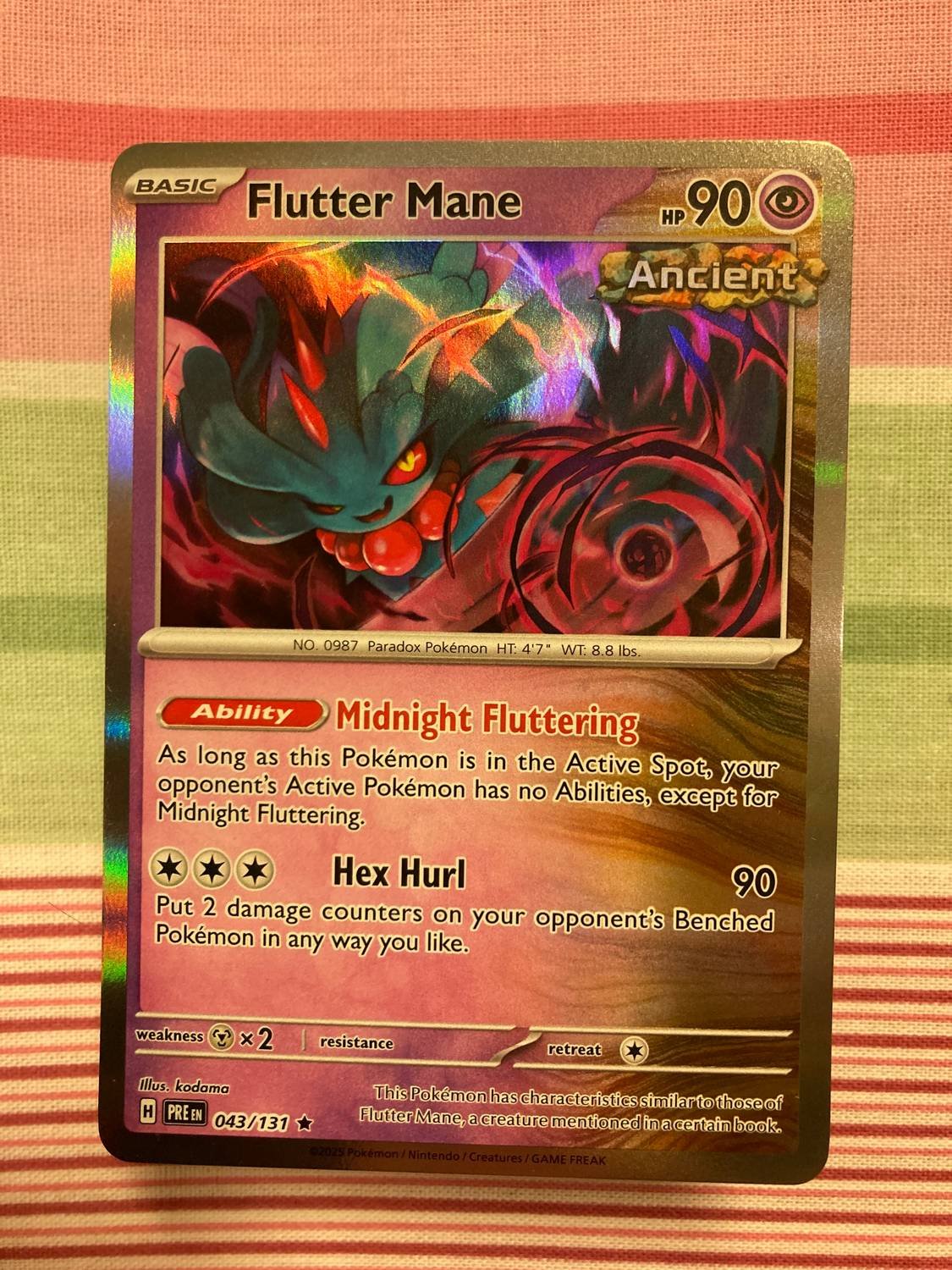 FLUTTER MANE - RARE HOLO - POKEM.. | Köp från hasse1248 på Tradera ...