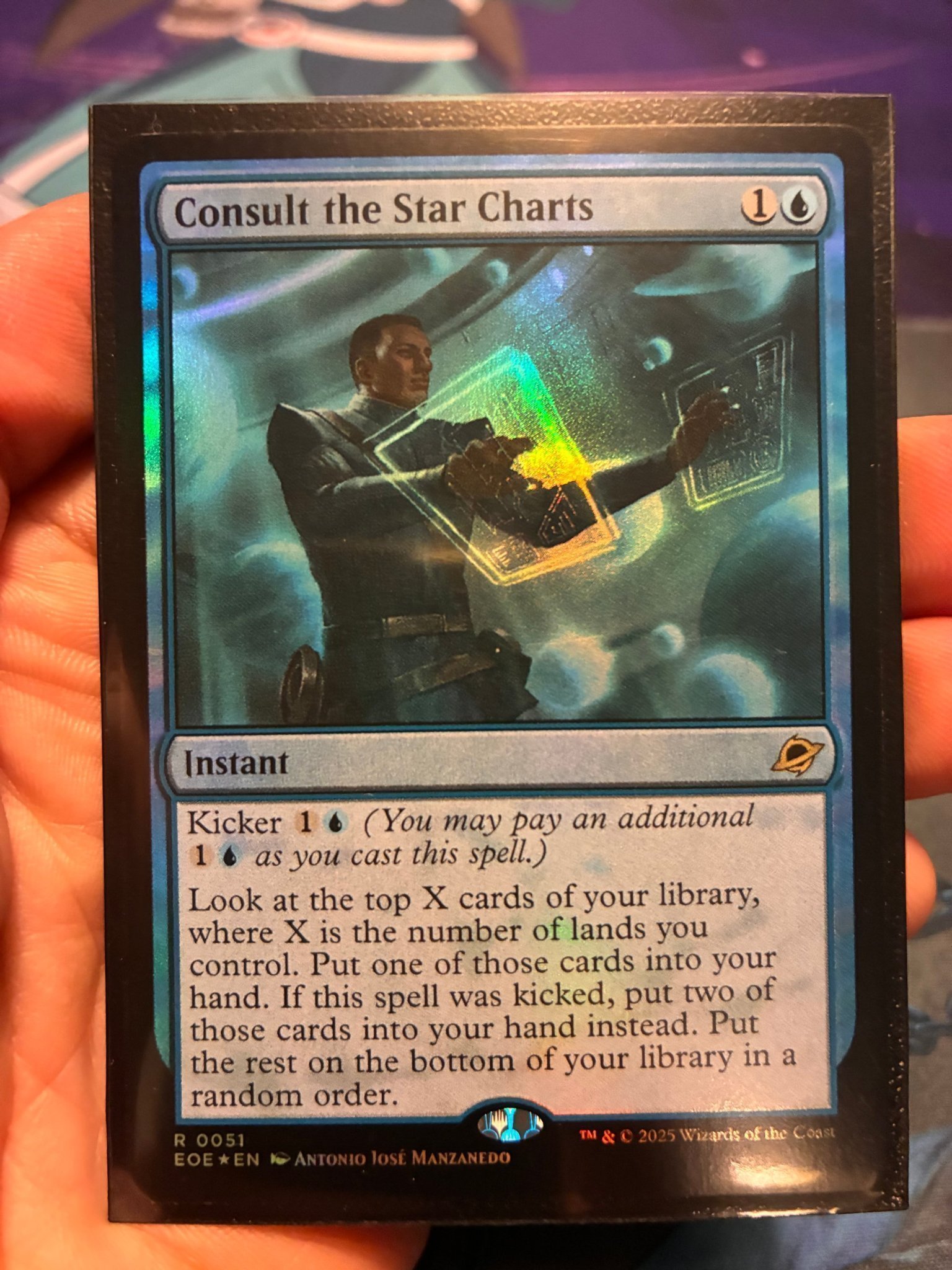 Consult the Star Charts (FOIL) - Magic The Gath.. | Köp på Tradera ...