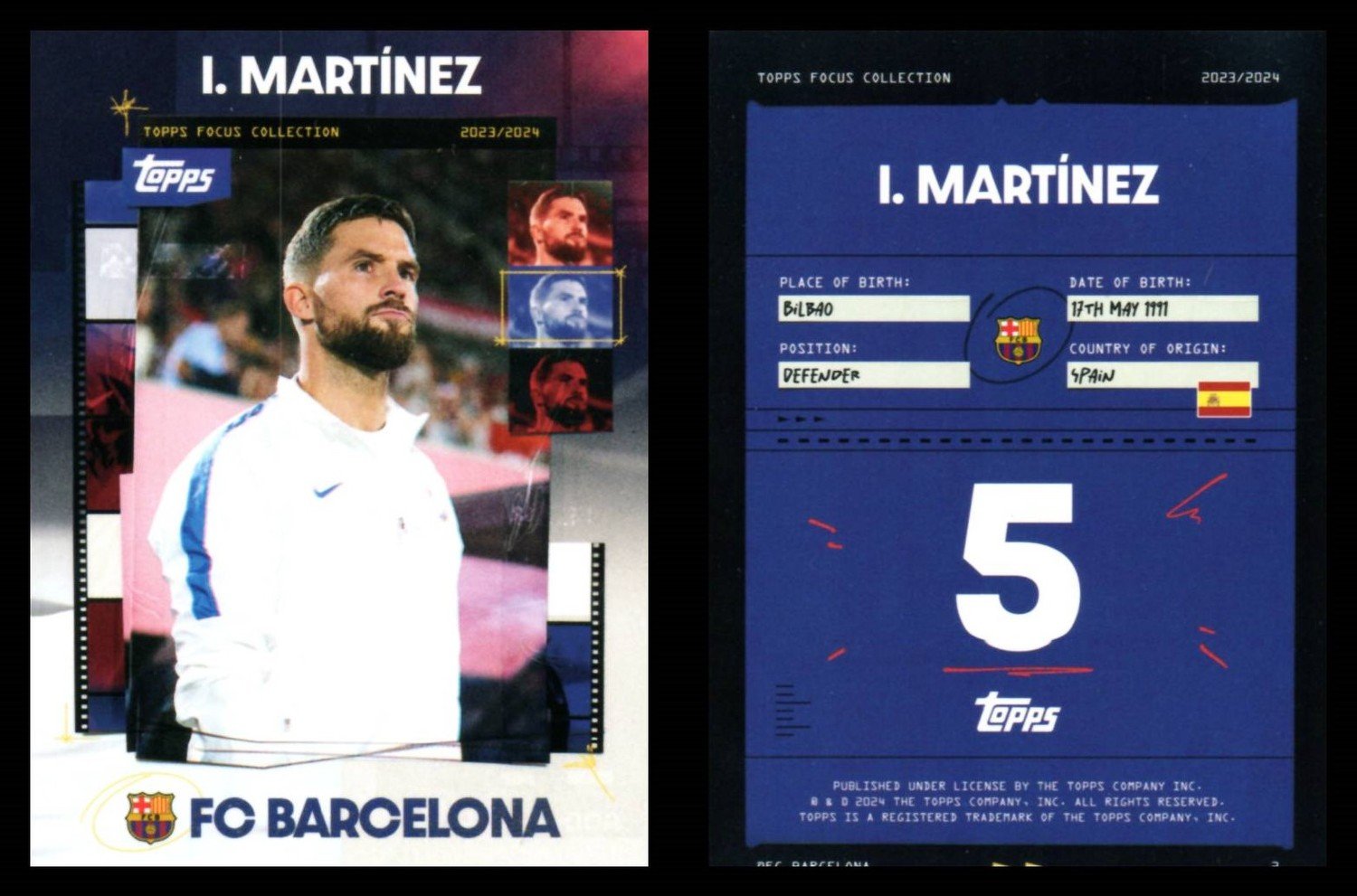 TOPPS FC BARCELONA FOCUS 2023-2024 I MARTINEZ | Köp på Tradera (647169137)