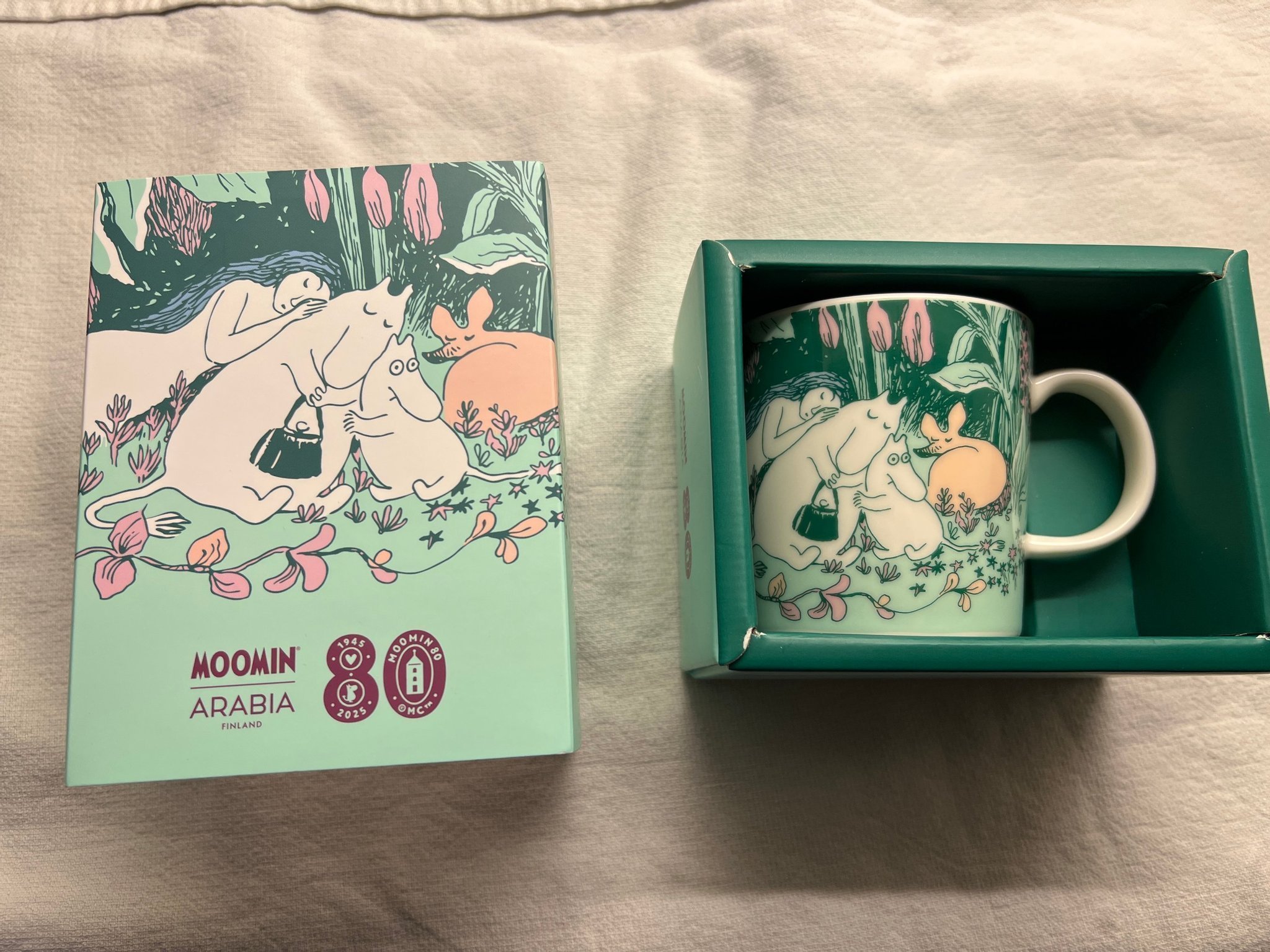 Helt nytt- Mumin Arabia Mugg Moomin 80 år Moomi.. | Köp på Tradera ...