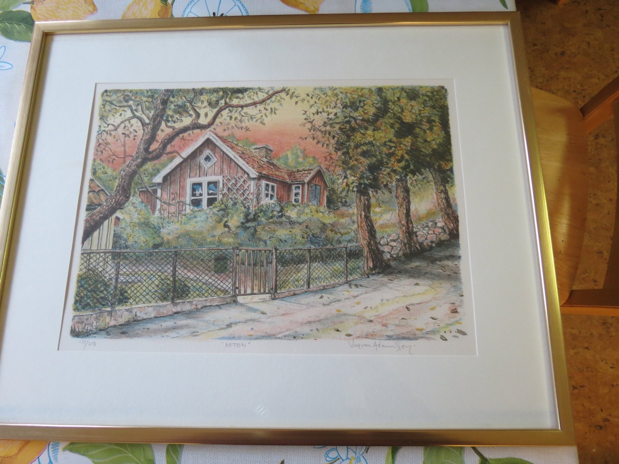 Se produkter som liknar Mycket fin tavla konst Värnam.. på Tradera ...