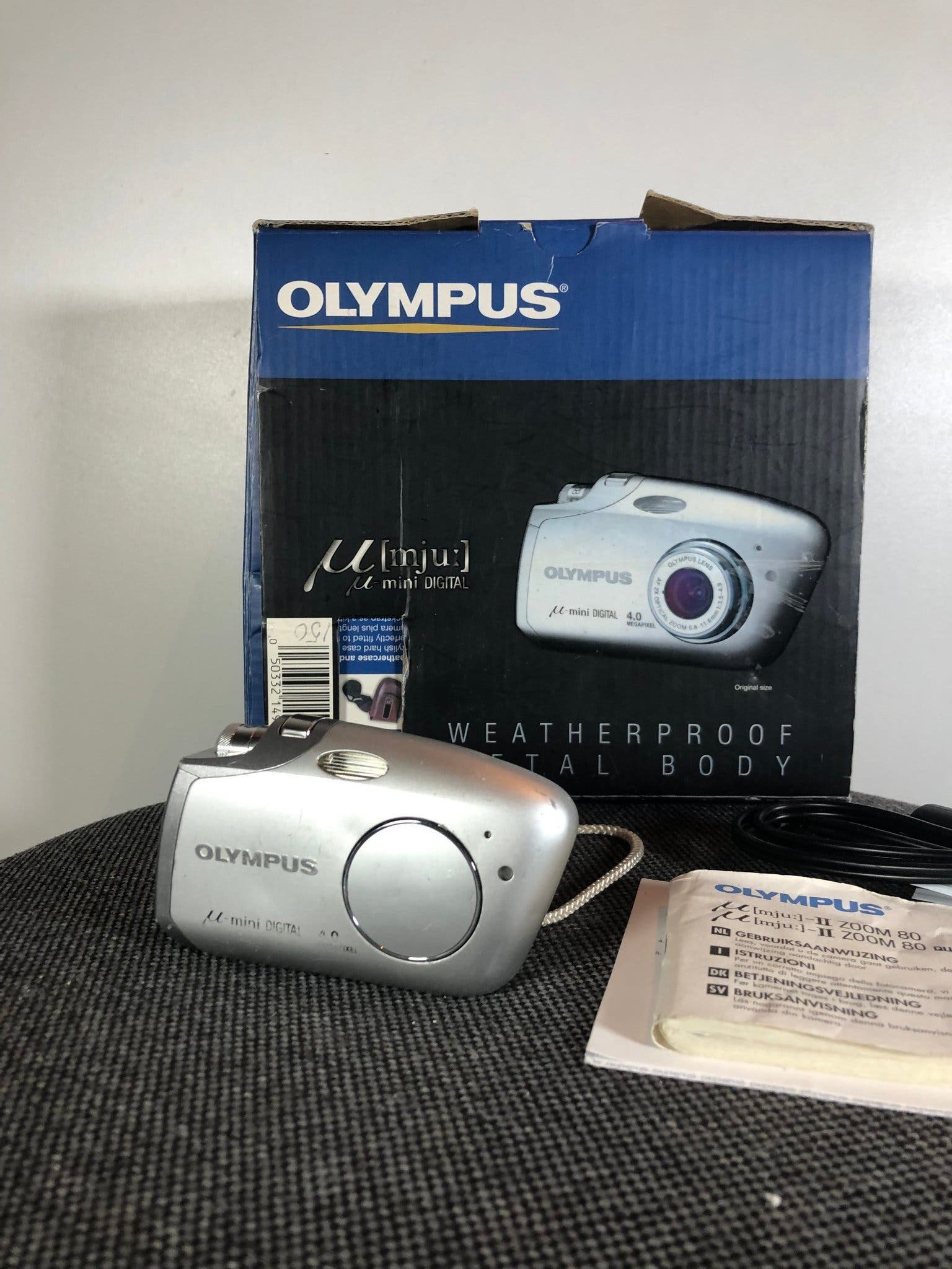 Olympus µ mini Digital 4.0 - Vattentät Metallhus | Köp på Tradera ...