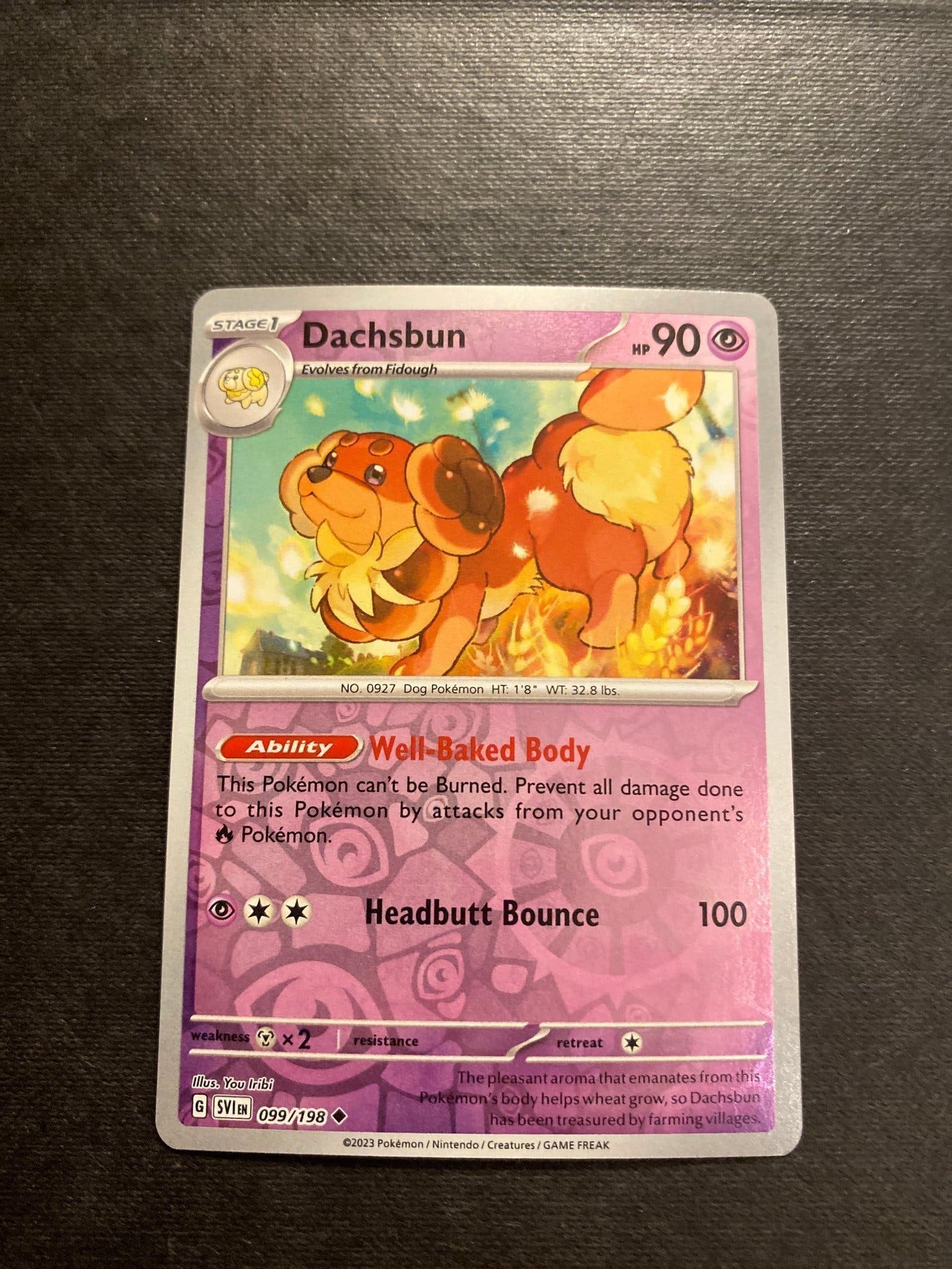 Pokemon kort Dachsbun 099/198 Scarlet & Violet .. | Köp på Tradera ...