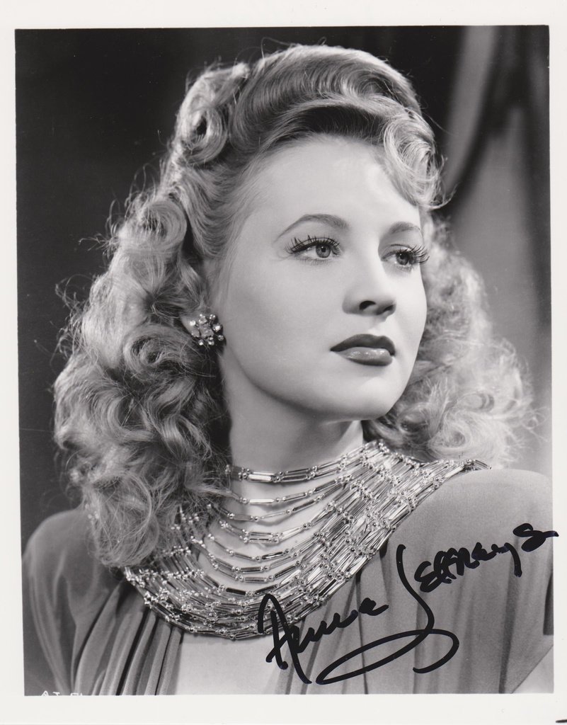 ANNE JEFFREYS AMERICAN ACTRESS AND SINGER AUTOG.. | Köp på Tradera ...
