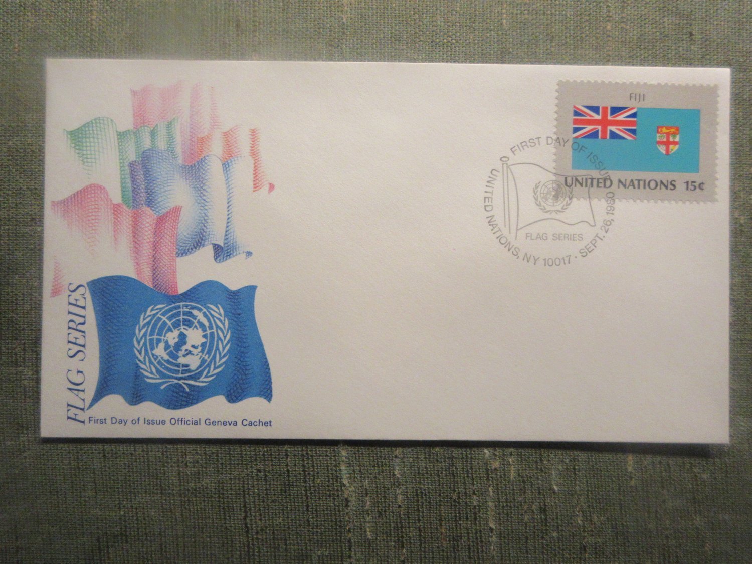 ÄLDRE FDC (FIJI 1980) FLAG SERIES | Köp på Tradera (654551317)